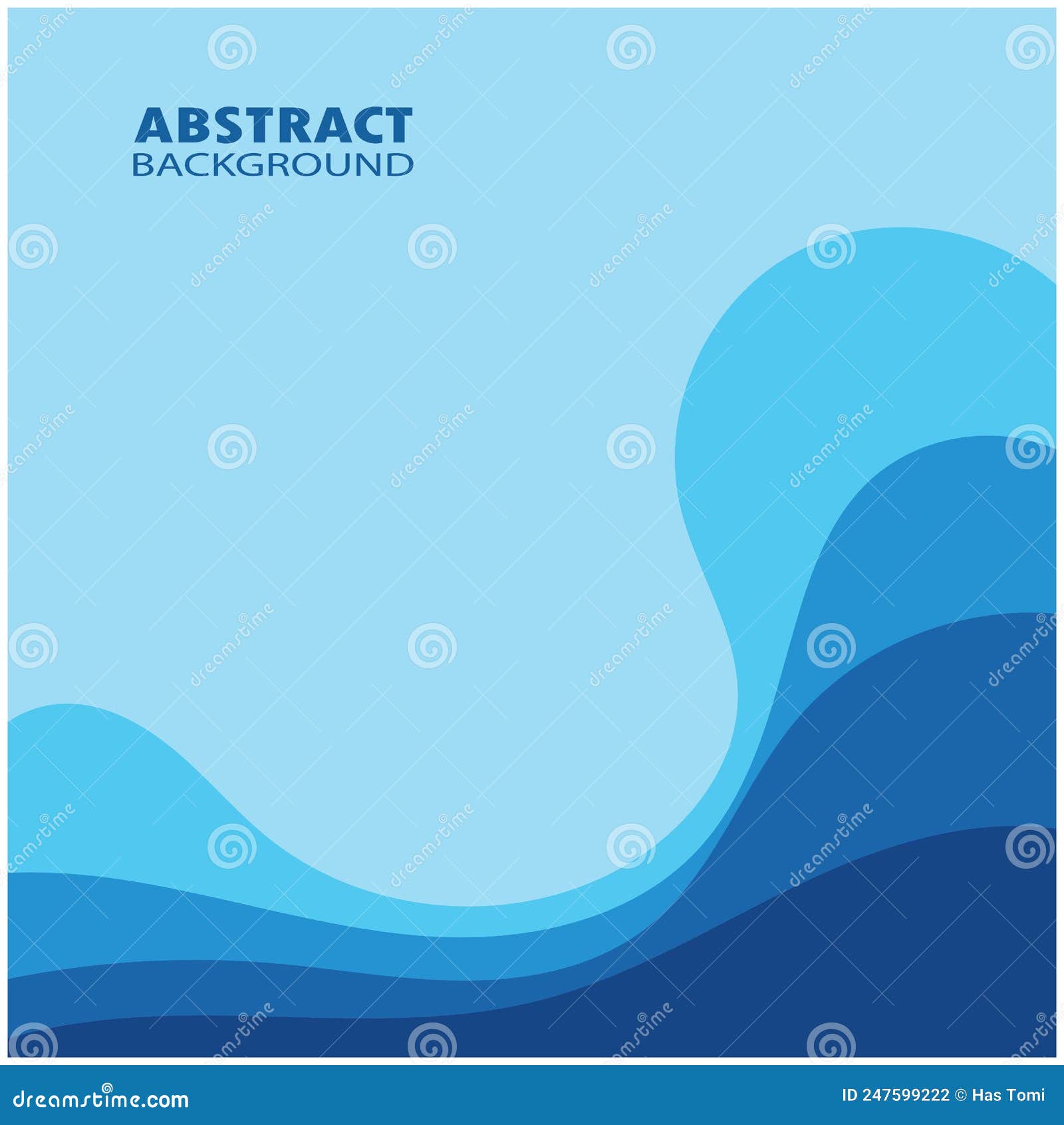 Abstract Water Wave Design Background Stock Vector - Illustration of ...