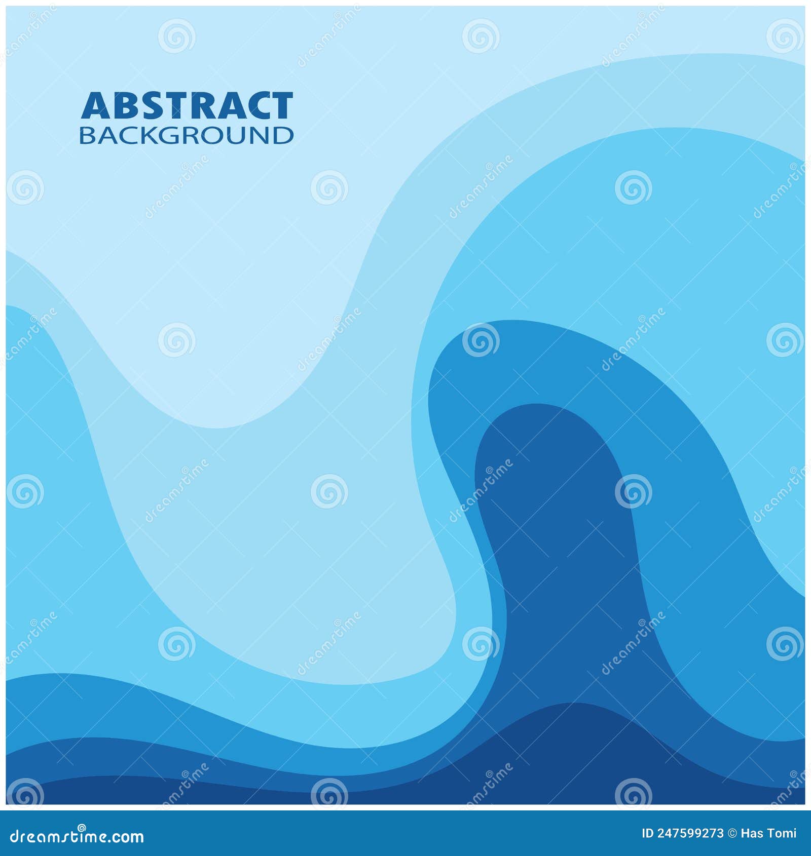 Abstract Water Wave Design Background Stock Vector - Illustration of ...