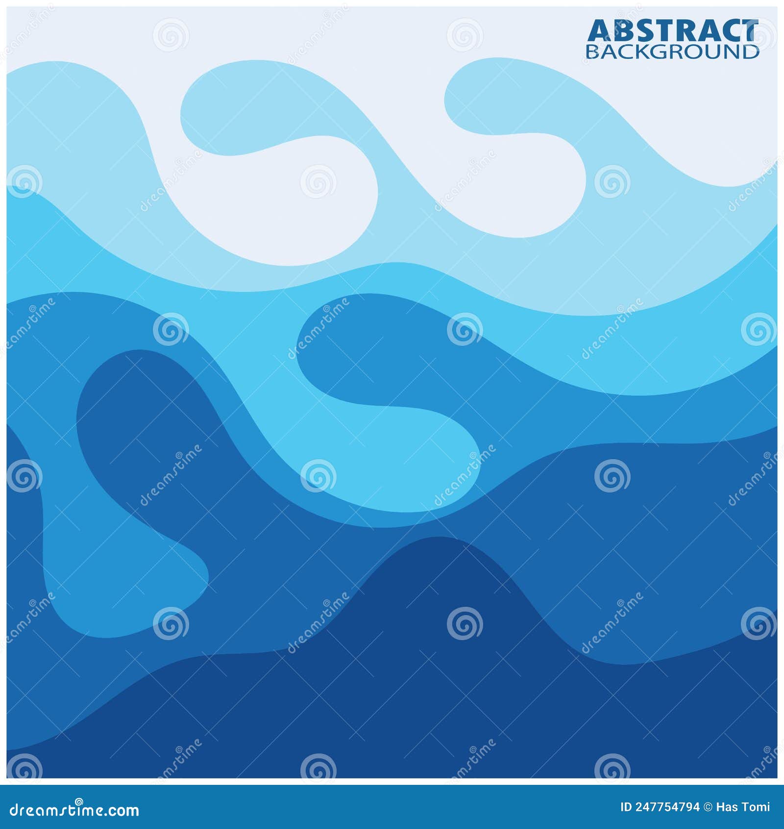 Abstract Water Wave Design Background Stock Vector - Illustration of ...