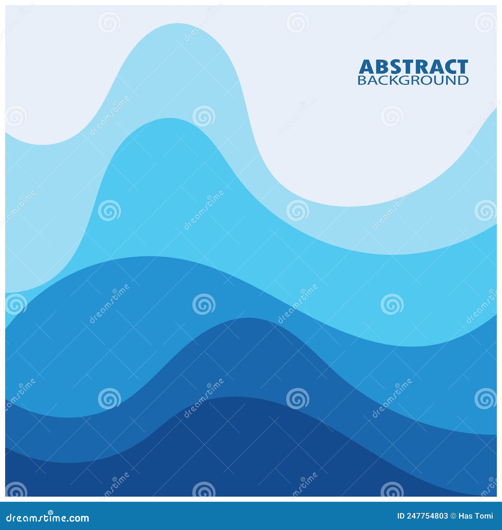 Abstract Water Wave Design Background Stock Vector - Illustration of ...