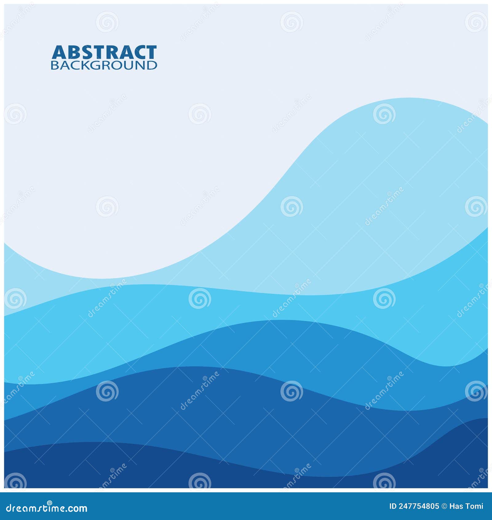 Abstract Water Wave Design Background Stock Vector - Illustration of ...