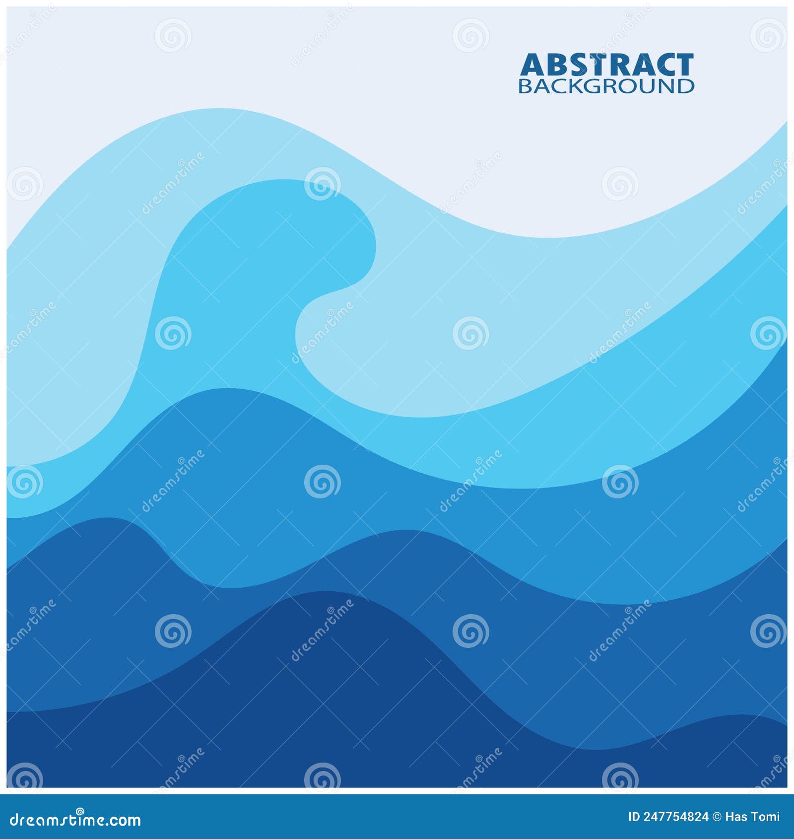 Abstract Water Wave Design Background Stock Vector - Illustration of ...