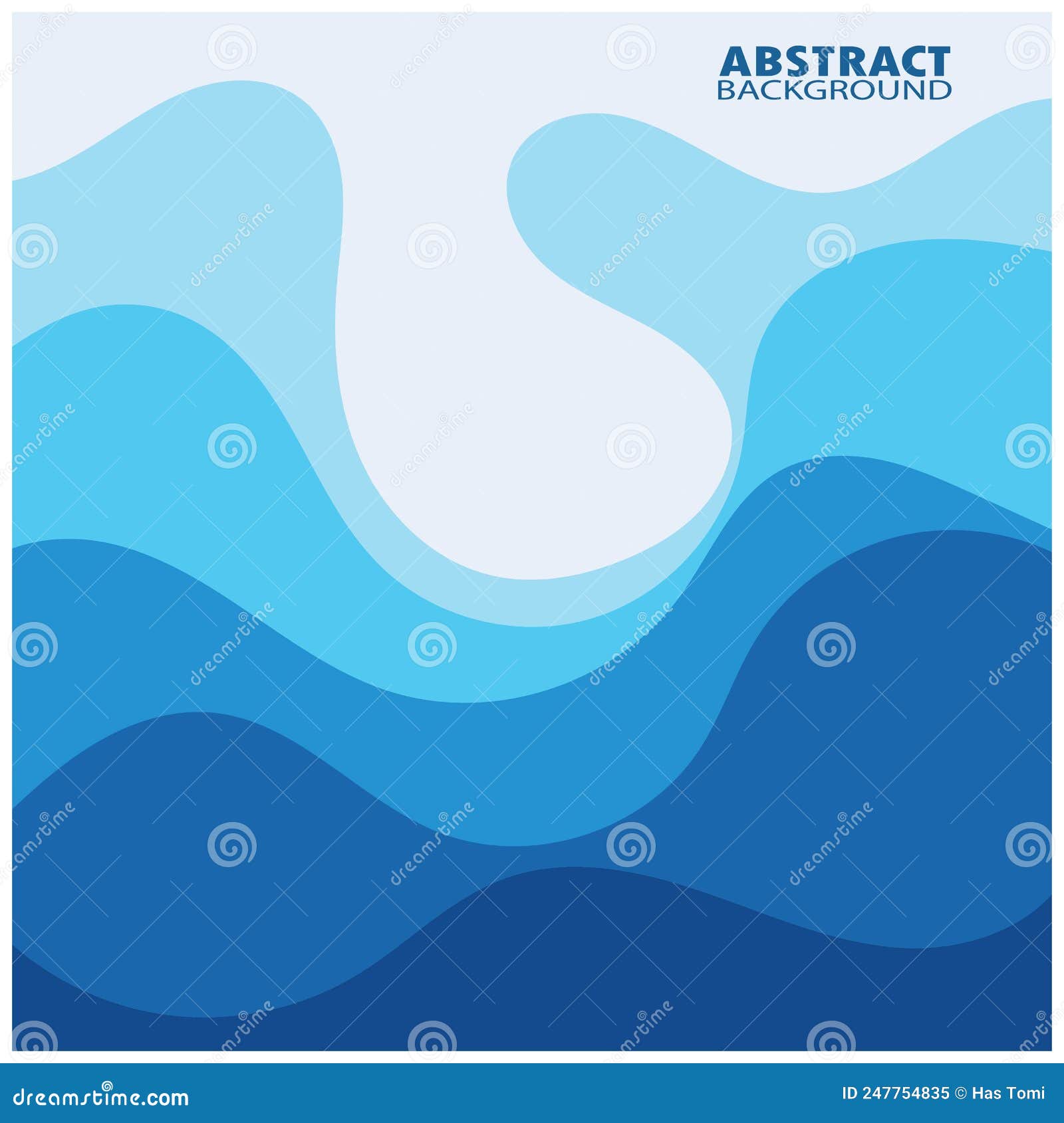 Abstract Water Wave Design Background Stock Vector - Illustration of ...