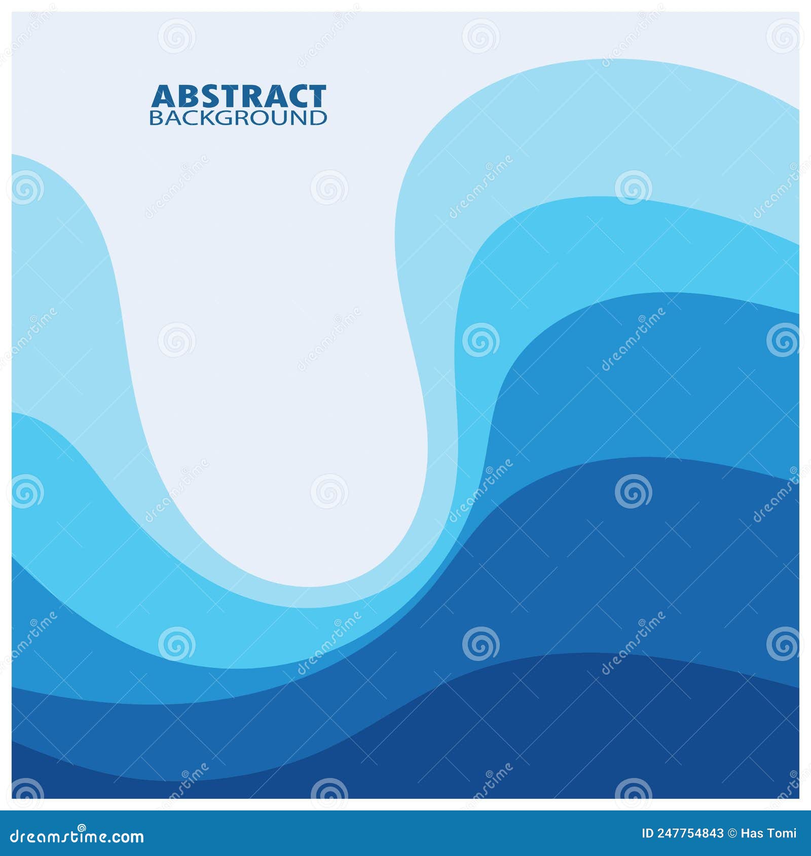 Abstract Water Wave Design Background Stock Vector - Illustration of ...