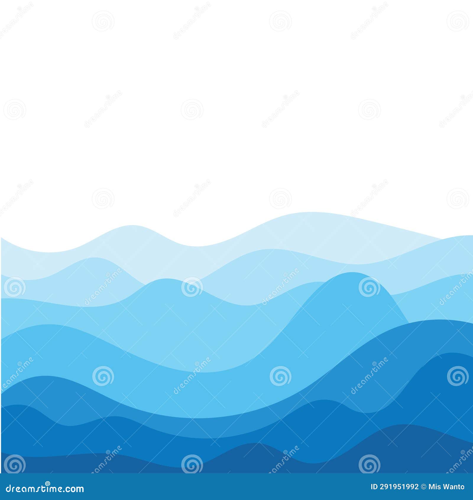 Abstract Water Wave Design Background Stock Illustration - Illustration ...