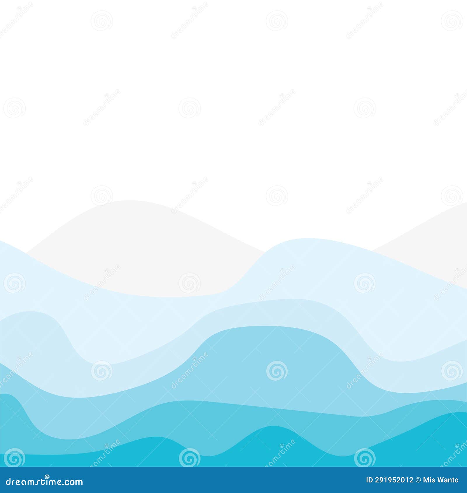 Abstract Water Wave Design Background Stock Illustration - Illustration ...