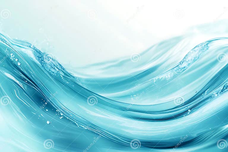 Abstract Water Wave Ai Generator Stock Illustration - Illustration of ...