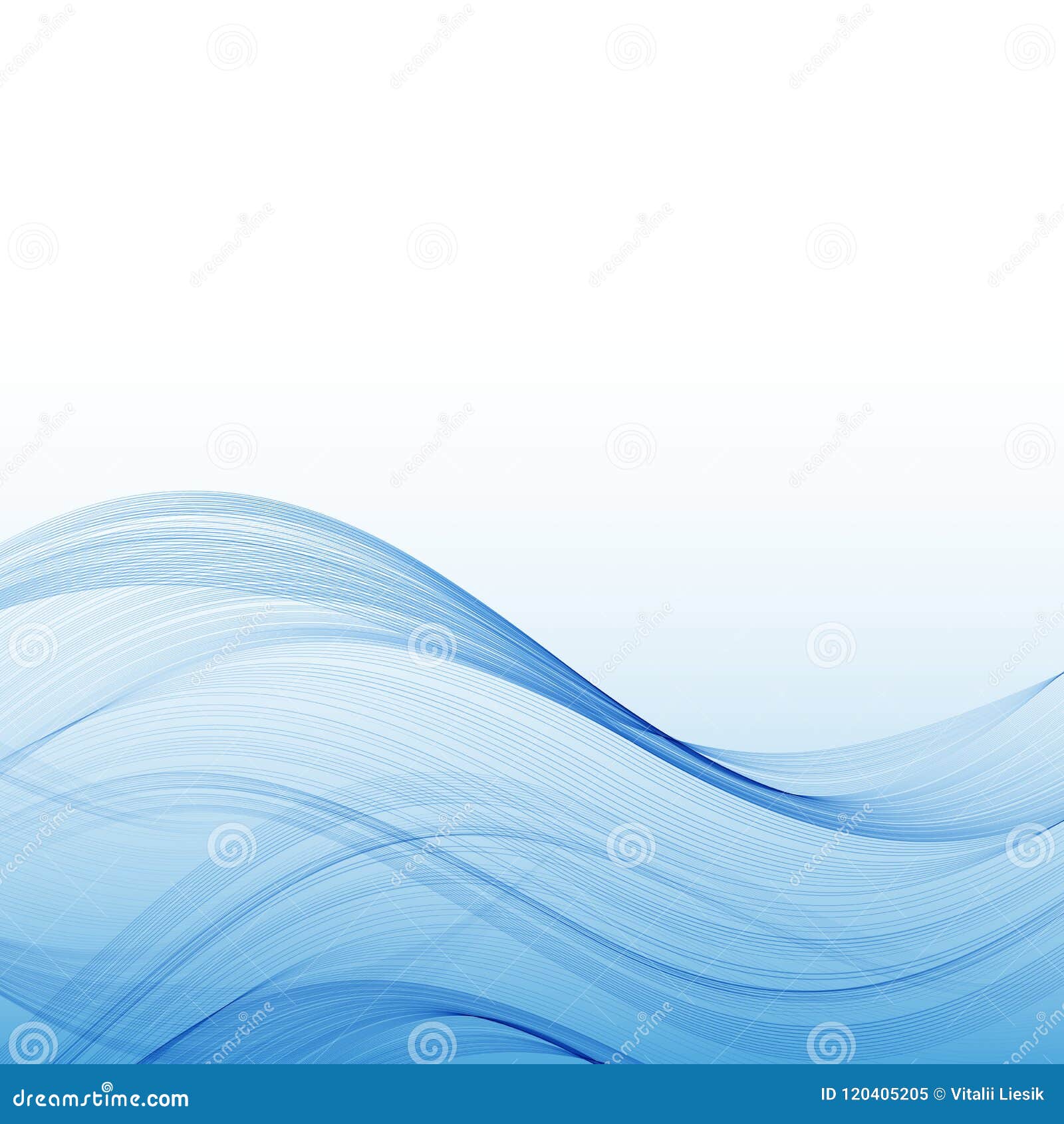 Abstract Water Wave Surface with Transparency Stock Vector ...