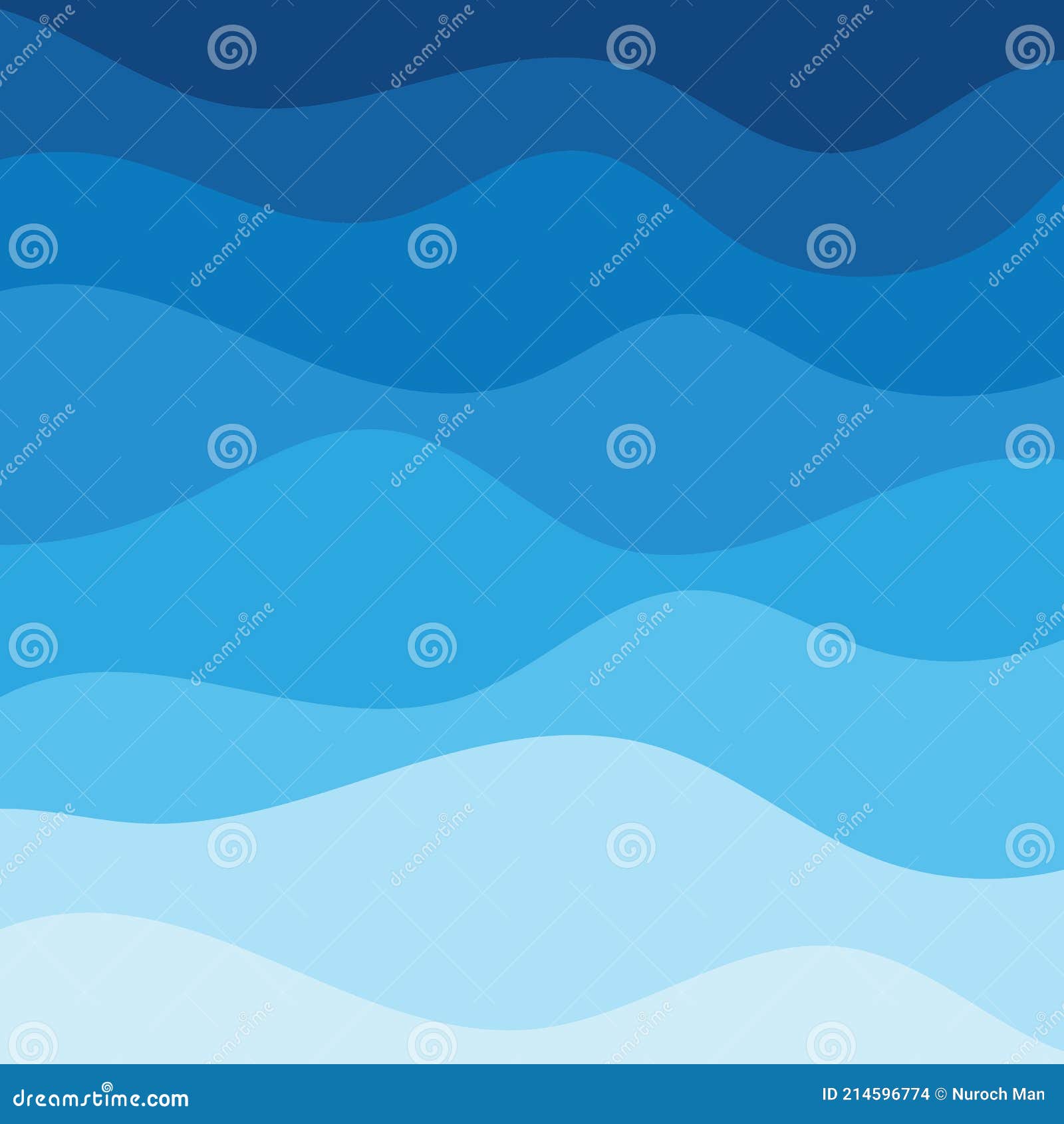 Abstract Water Wave Vector Illustration Design Background. Stock Vector ...