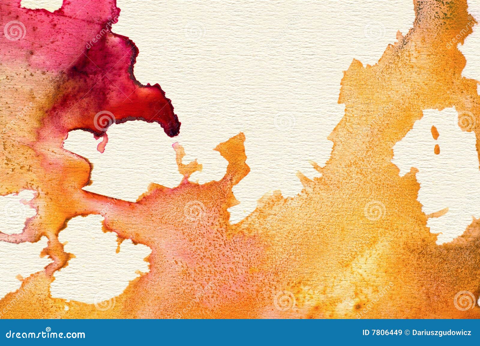 Abstract Watercolor Background Of Blue Shades. Gentle Blue Sky With ...