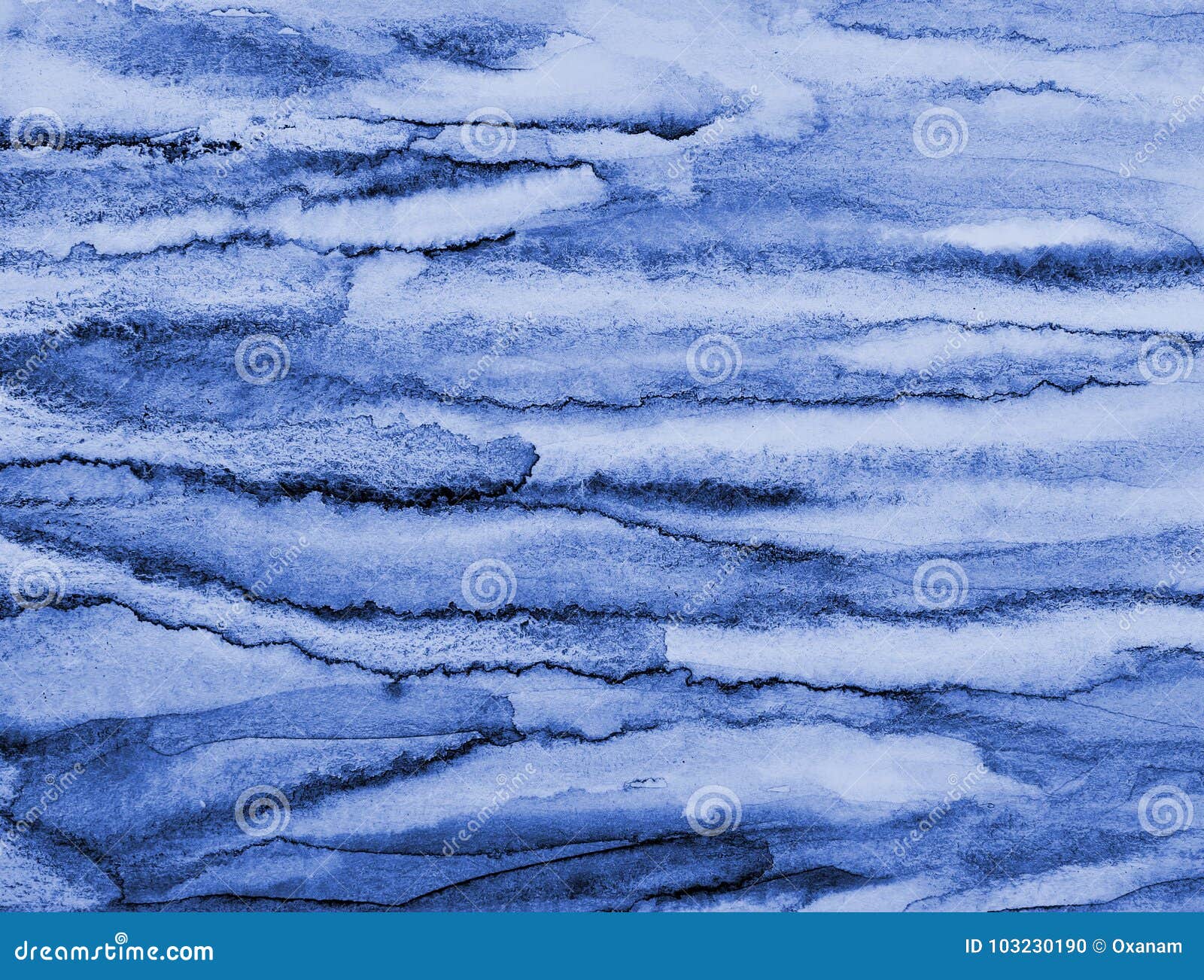 Abstract Watercolor Background with Blue Layers Stock Photo - Image of ...