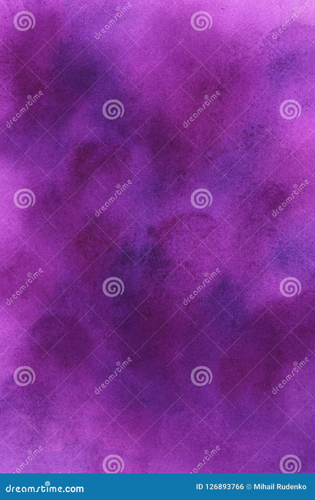 Abstract Watercolor Background, Colorful,cold Colors Hand Painted ...