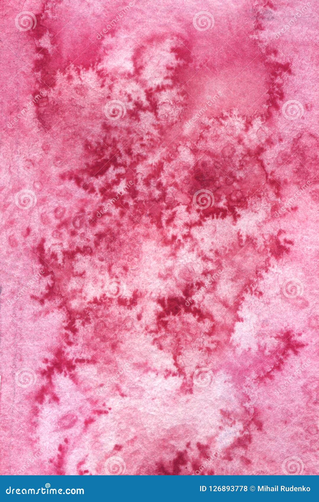 Abstract Watercolor Background, Colorful,cold Colors Hand Painted ...