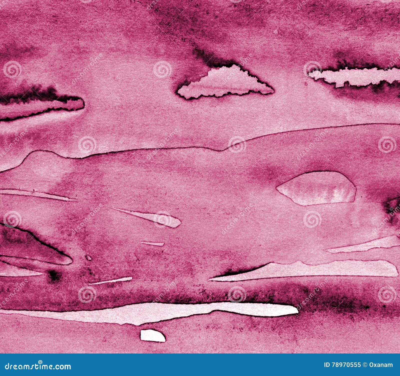 Abstract Watercolor Background with Pink Layers Stock Image - Image of ...