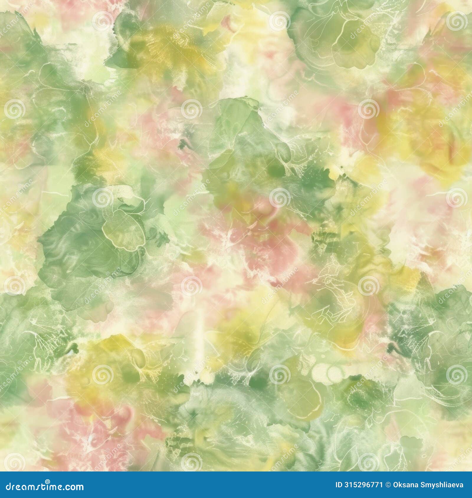 Abstract Watercolor Blend Background with Spring Color Palette Stock ...