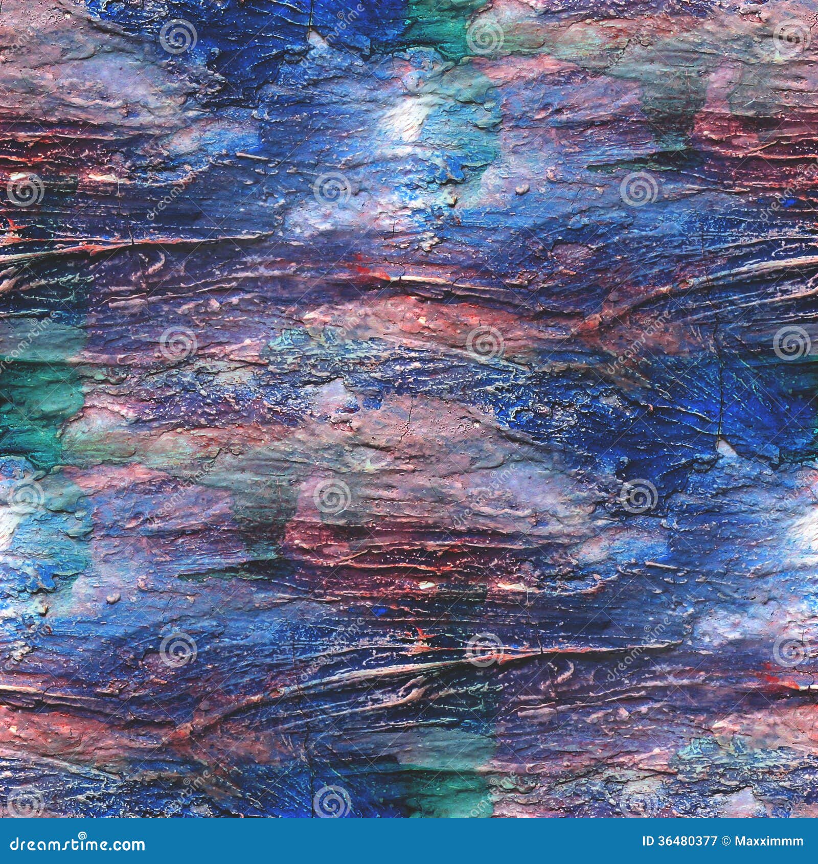 Abstract Watercolor, Blue and Art Seamless Stock Image - Image of ...