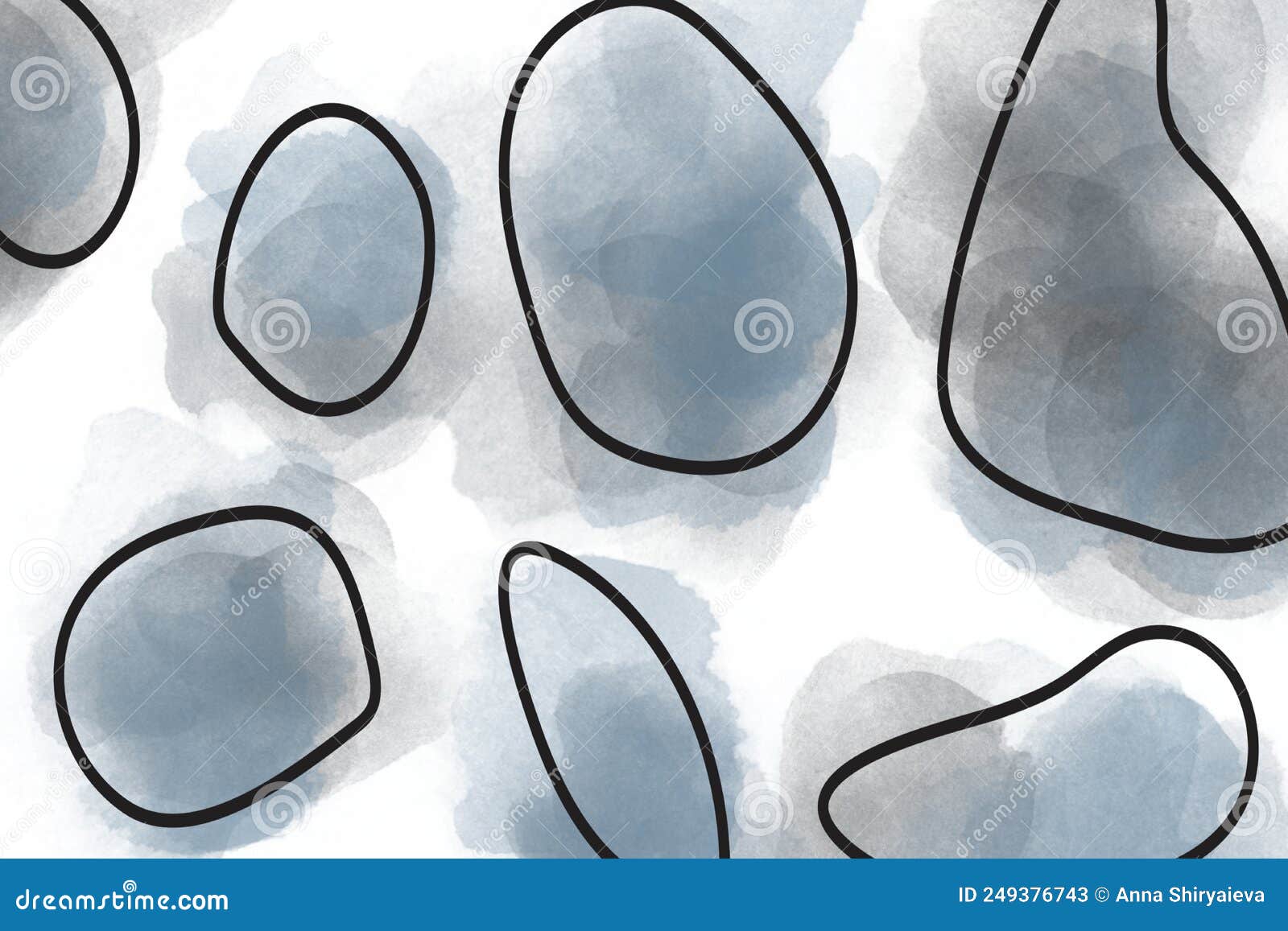 Abstract Watercolor Boho Style. Texture on a White Background. Stock ...