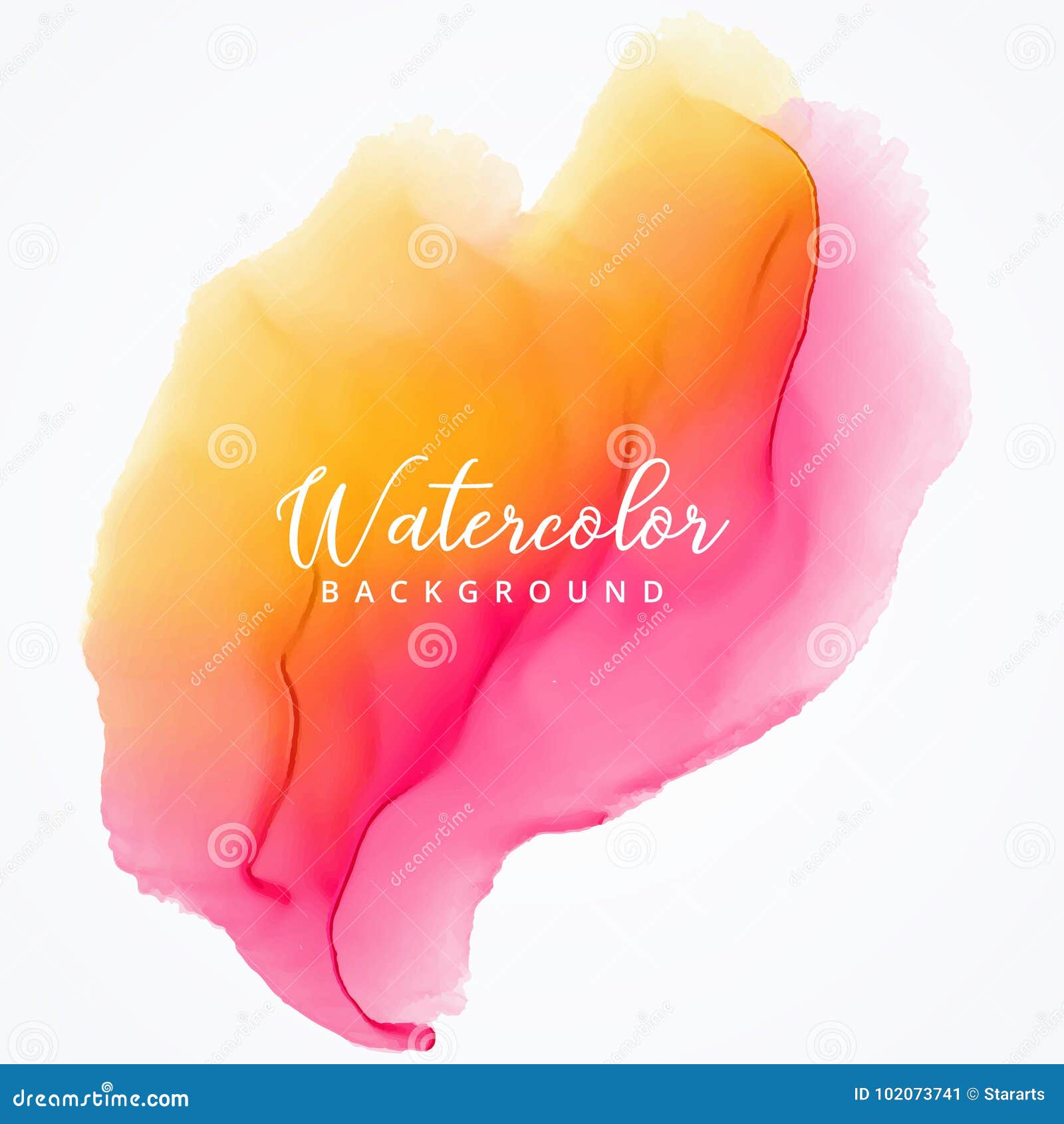 Abstract Watercolor Bright Stain Texture Background Stock Vector ...