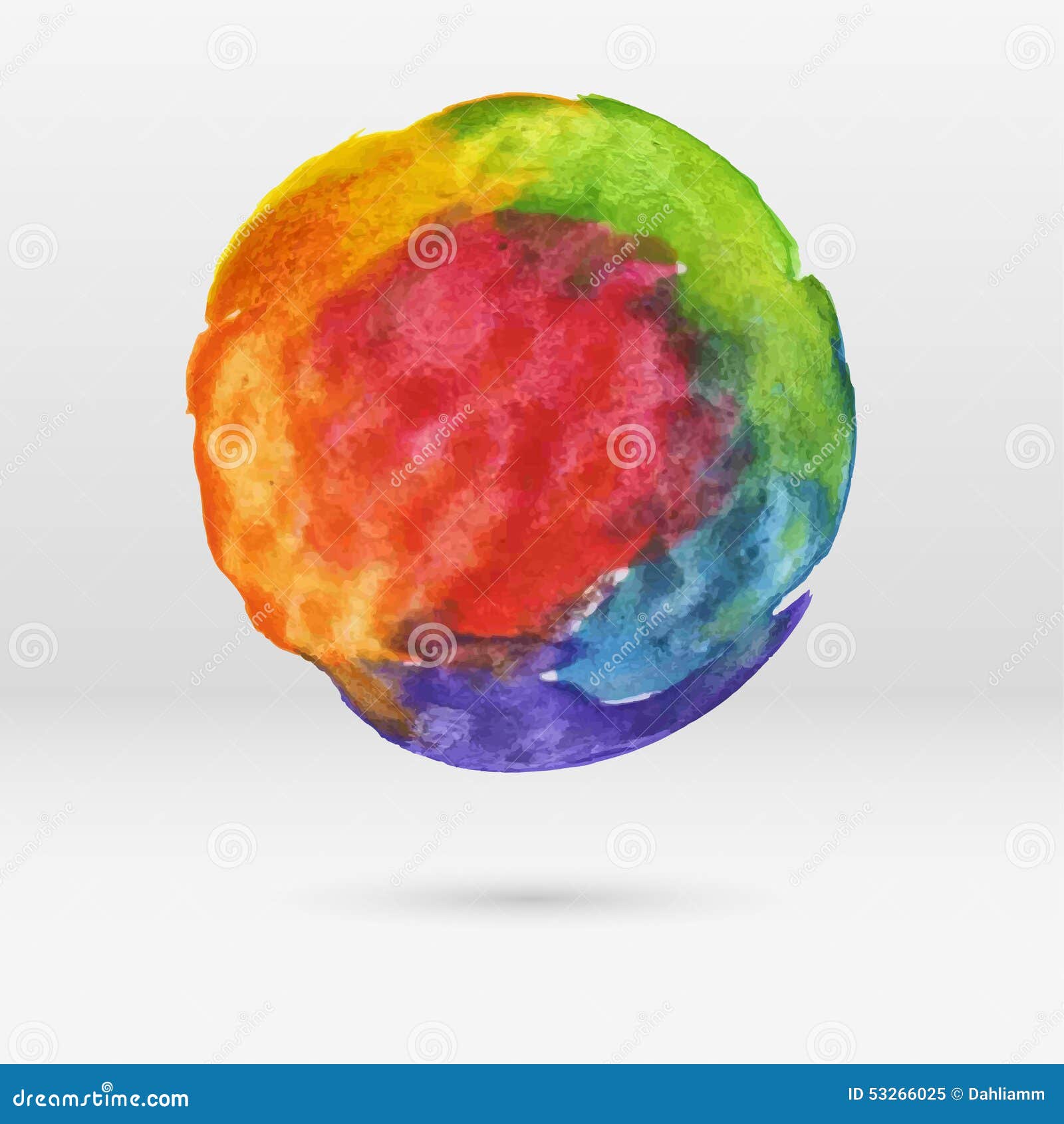 Multicolor Watercolor Circle Stock Illustrations – 13,491 Multicolor ...