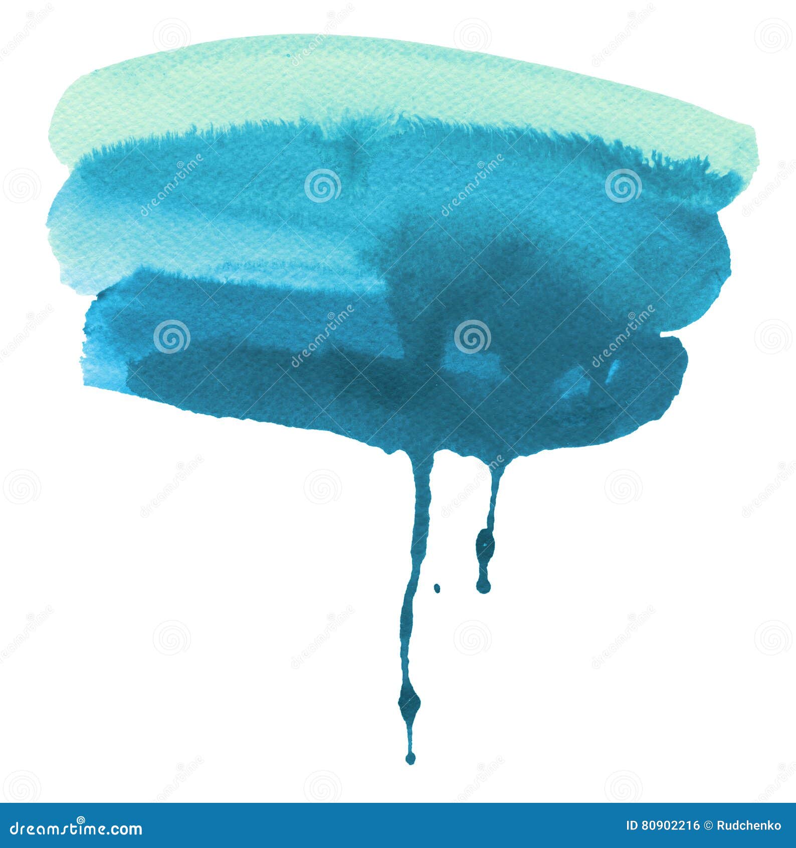 Abstract Watercolor Flow Down Painted Background. Stock Illustration ...