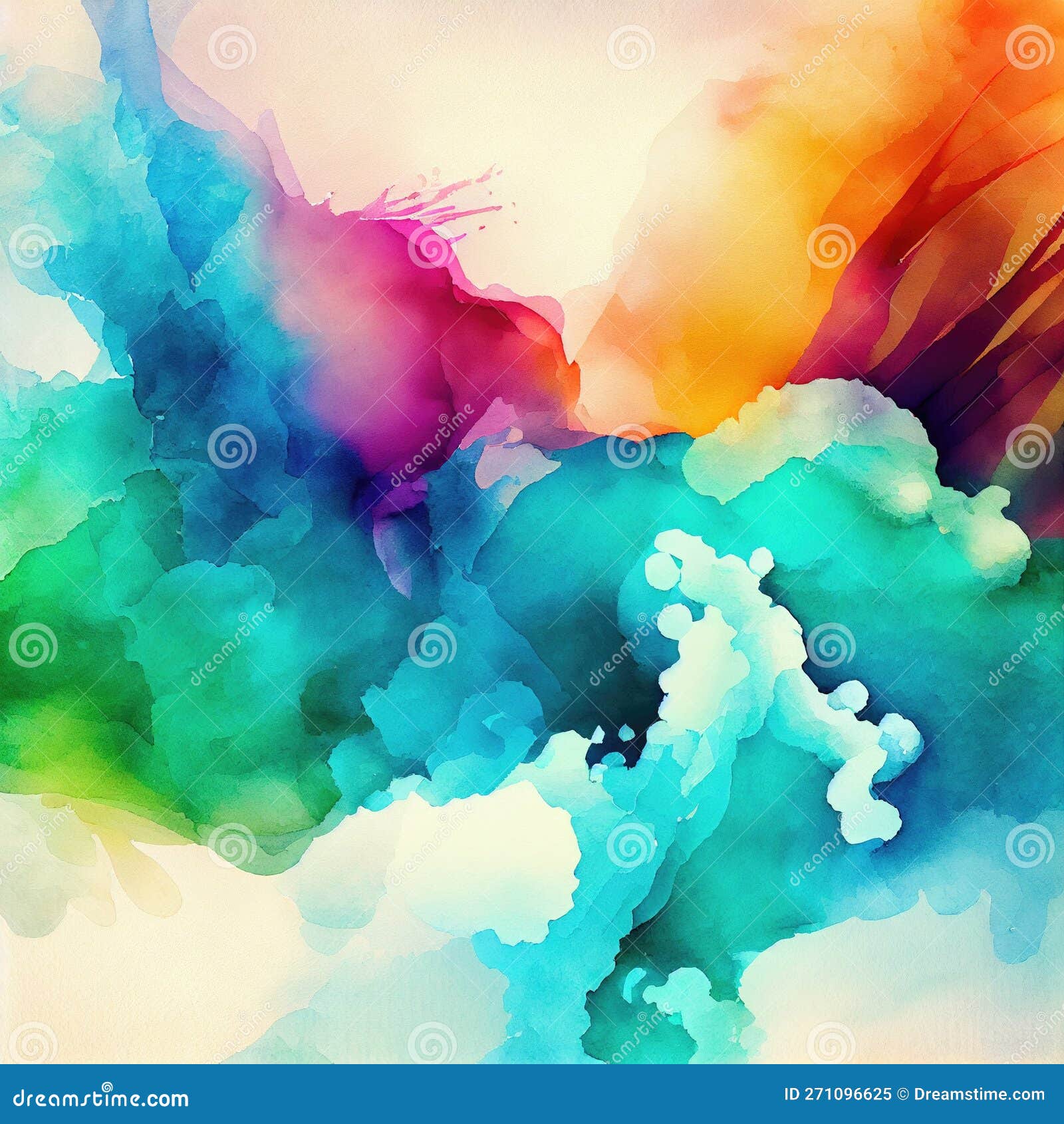 Abstract Watercolor Paint Texture Imitation Stock Illustration ...