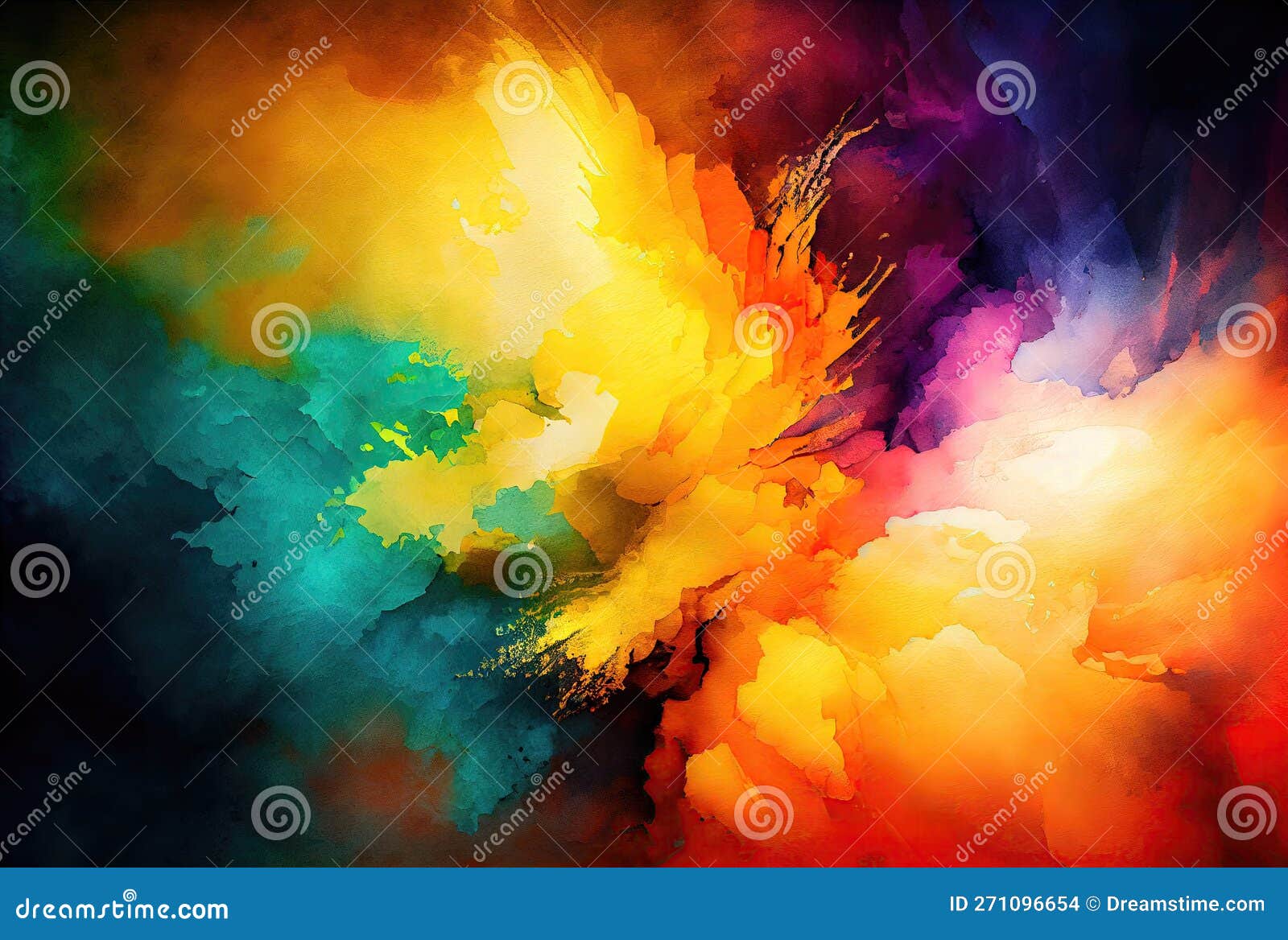 Kraki Watercolor Paint Texture Background For Invitations And Posters ...