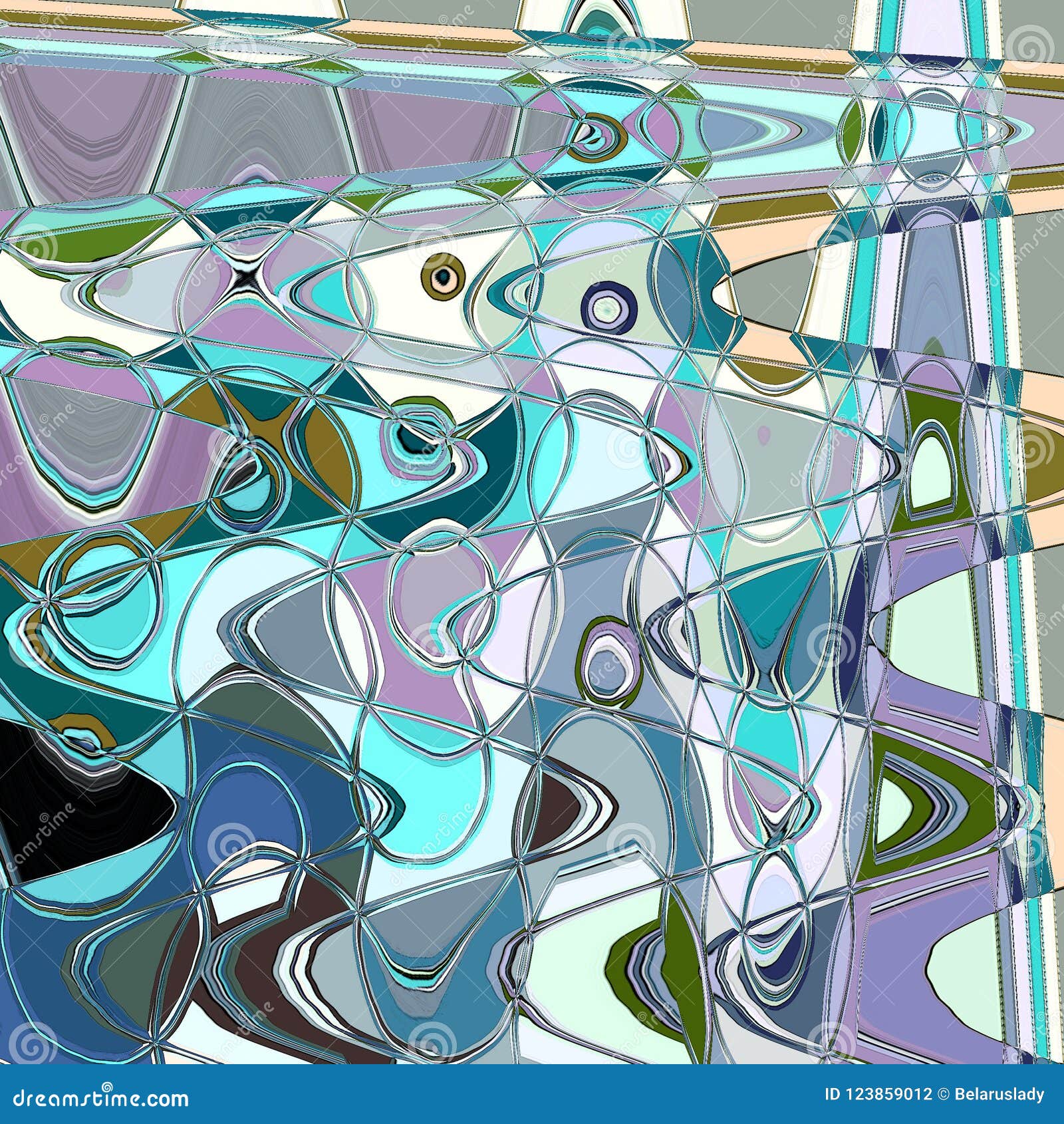 Abstract Watercolor Paper Splash Shapes Pattern Stock Illustration ...