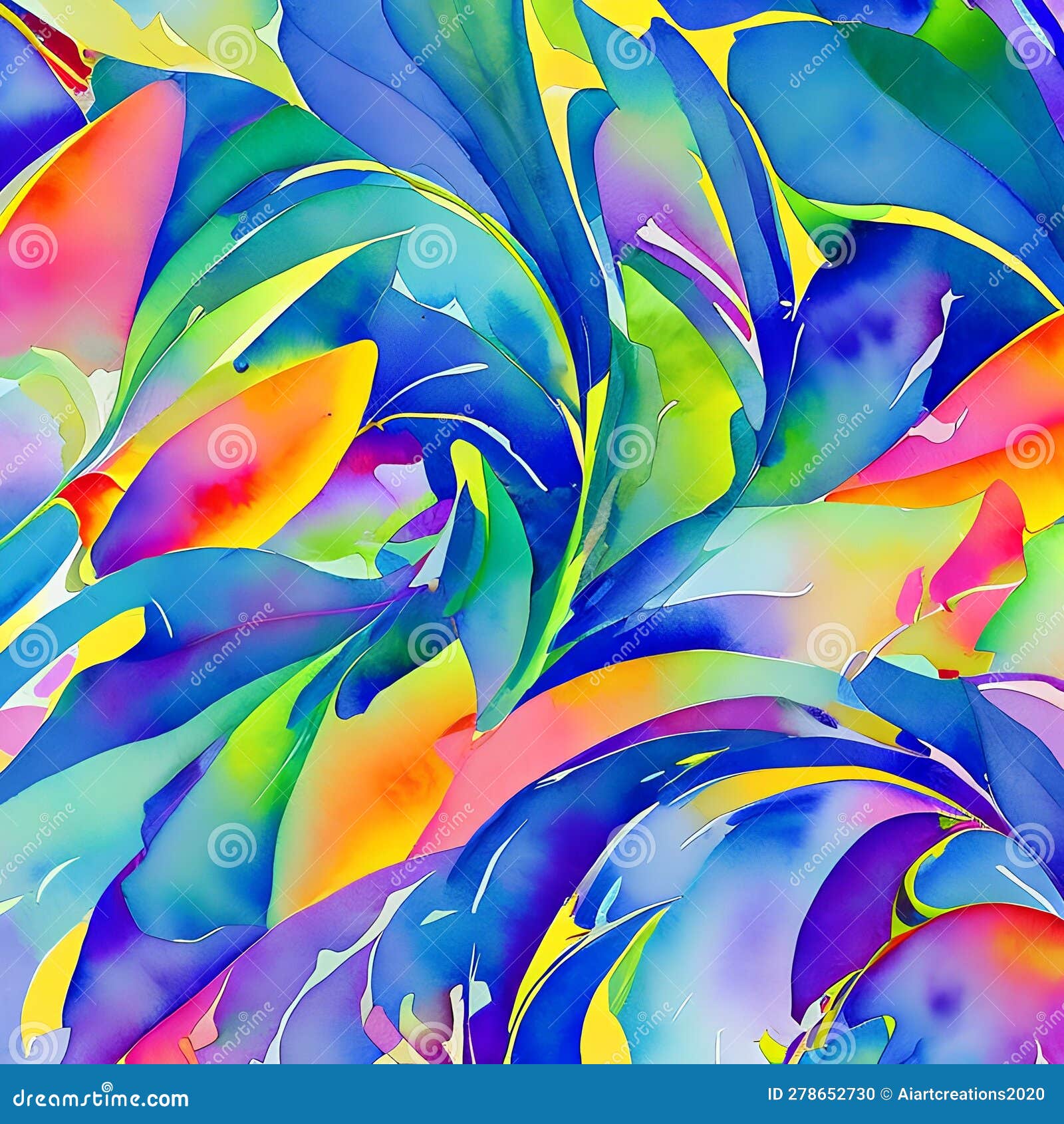 663 Abstract Watercolor Patterns: an Artistic and Expressive Background ...