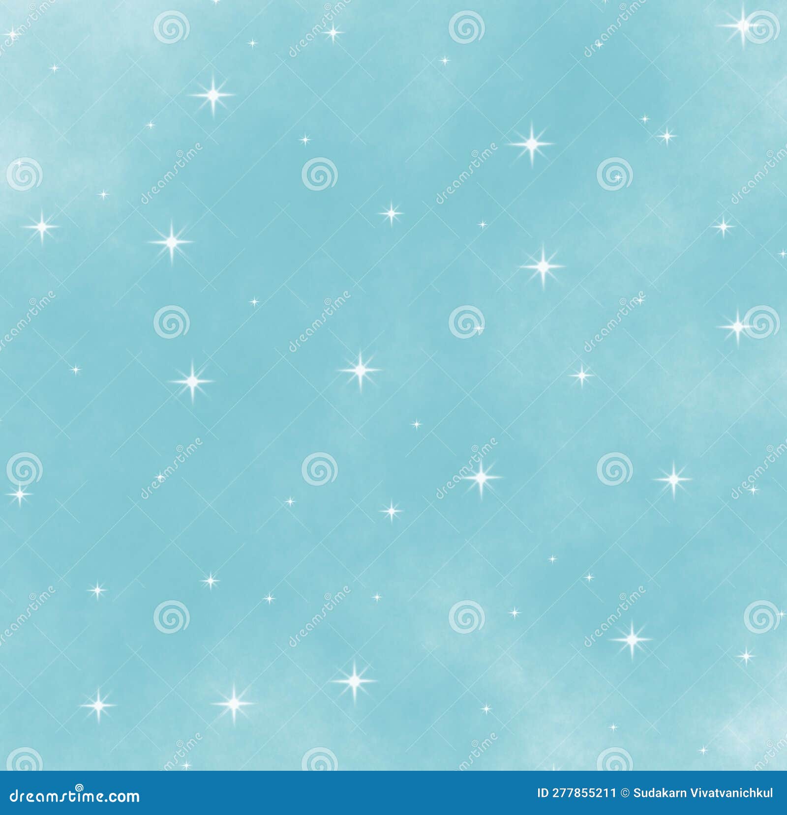 Abstract Watercolor Sky and Stars Background. Stock Illustration ...