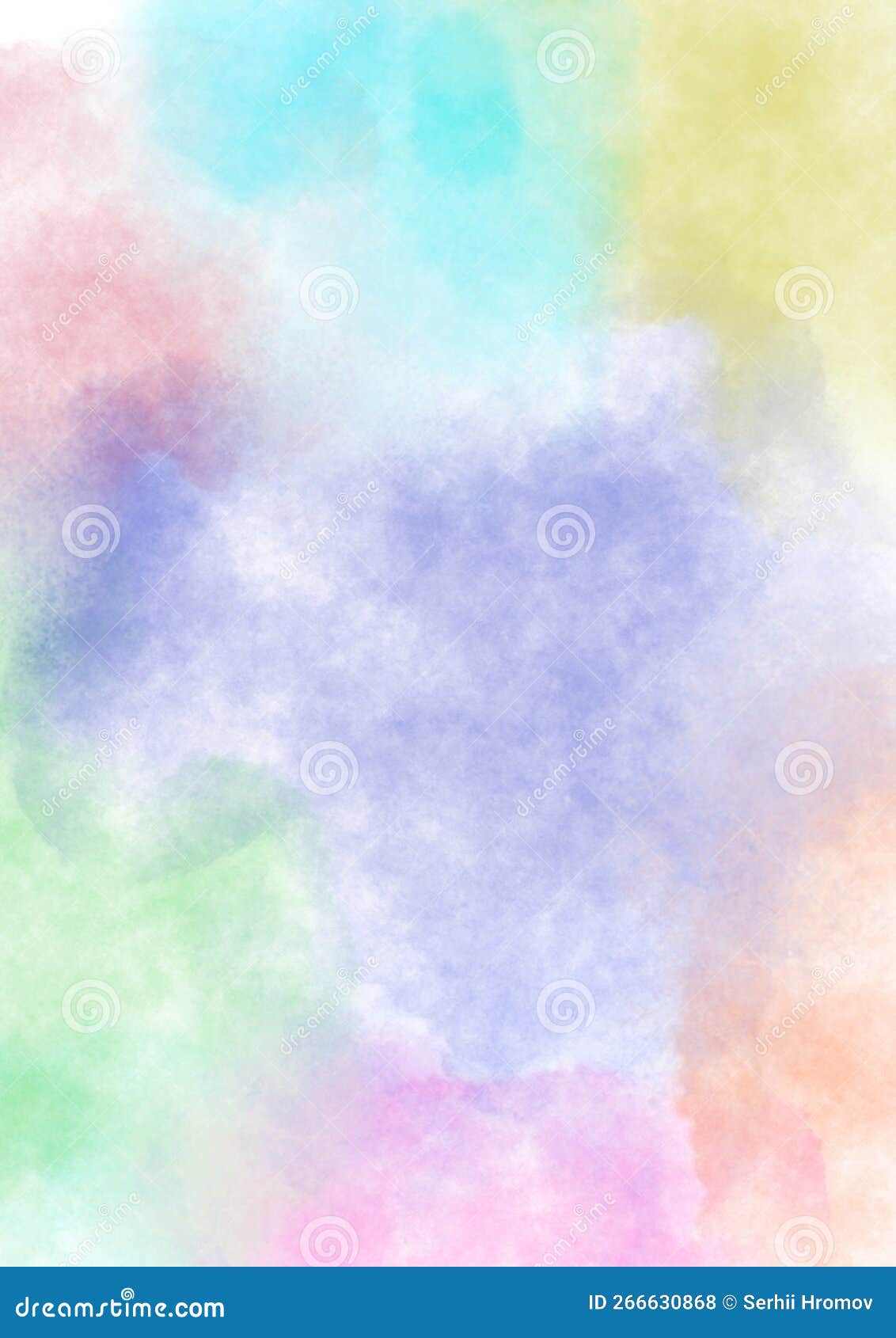 Abstract Watercolor Texture As Background Full Color Stock Photo ...