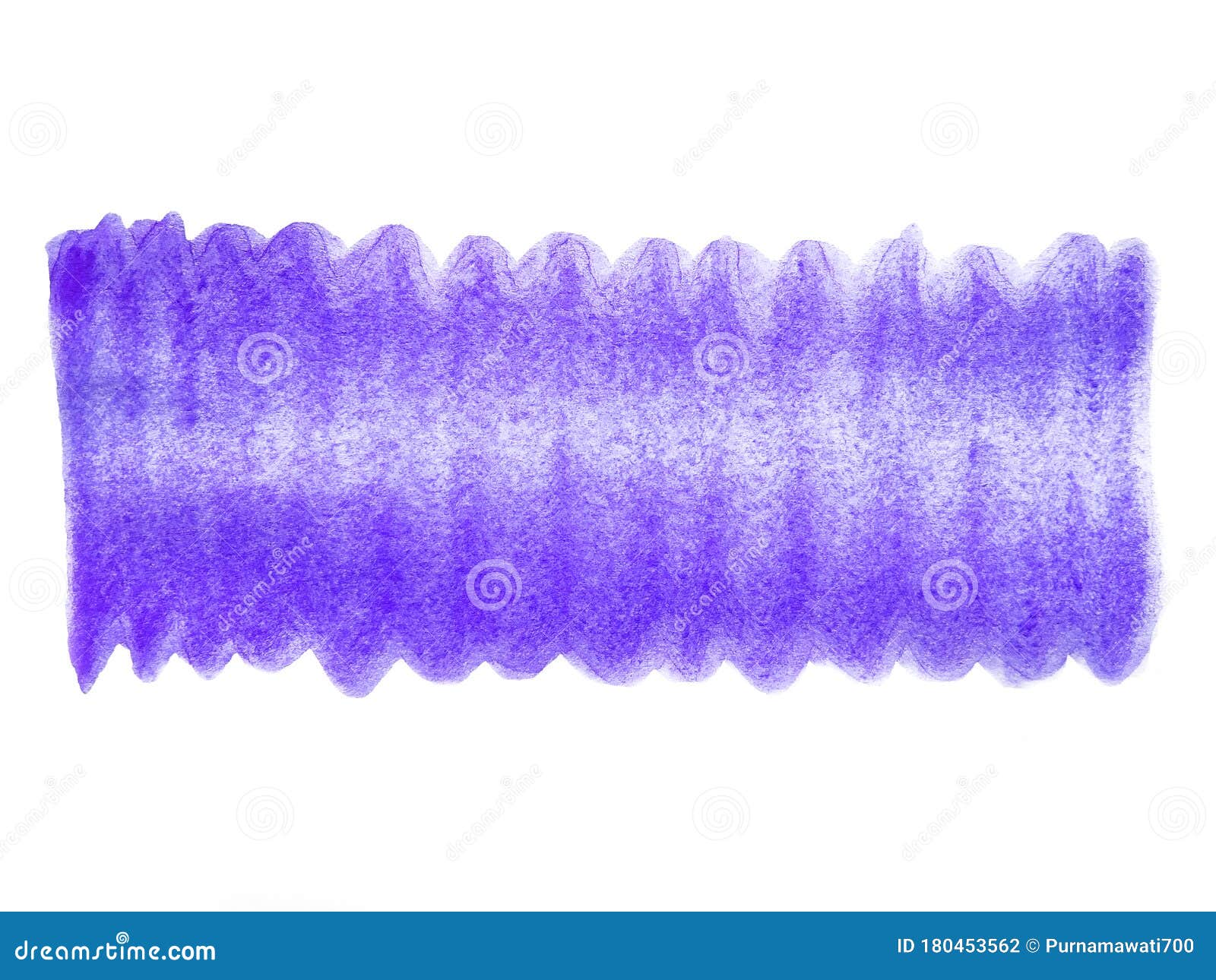 Abstract Watercolor on White Background. Blue Watercolor Scribble ...