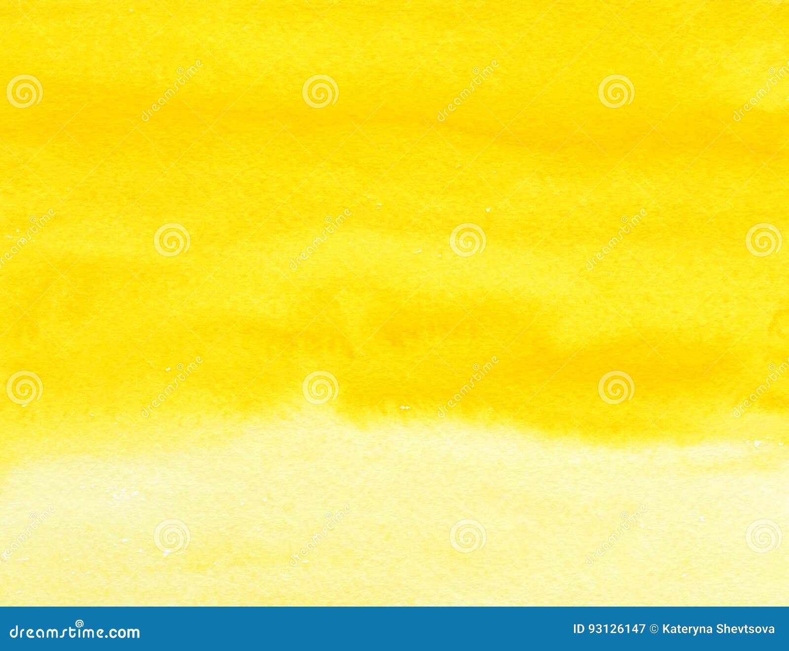 Abstract Watercolor Yellow Background Stock Illustration - Illustration ...