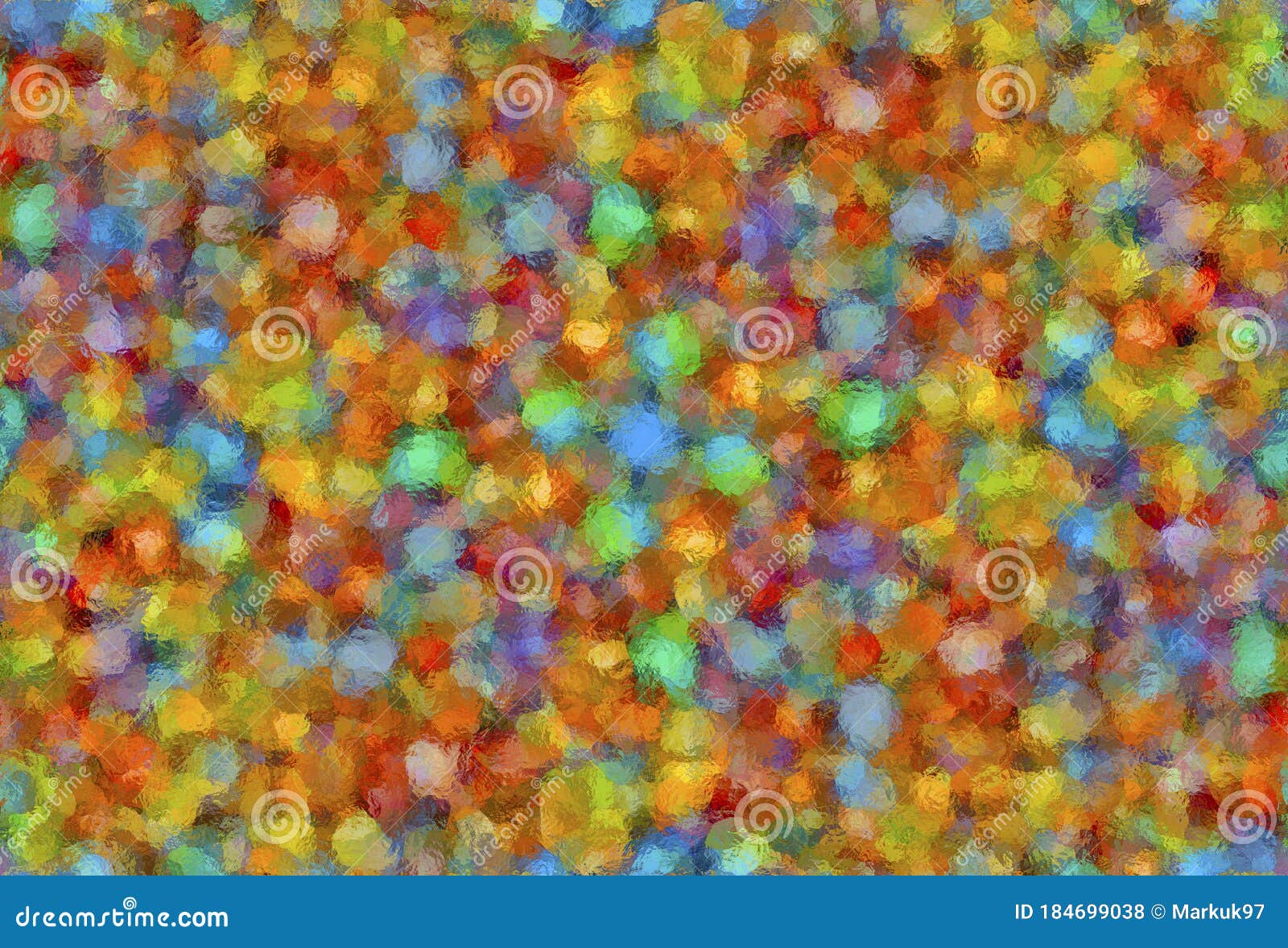 Abstract Watercolour Bubbly Pattern Stock Photo - Image of vibrant ...
