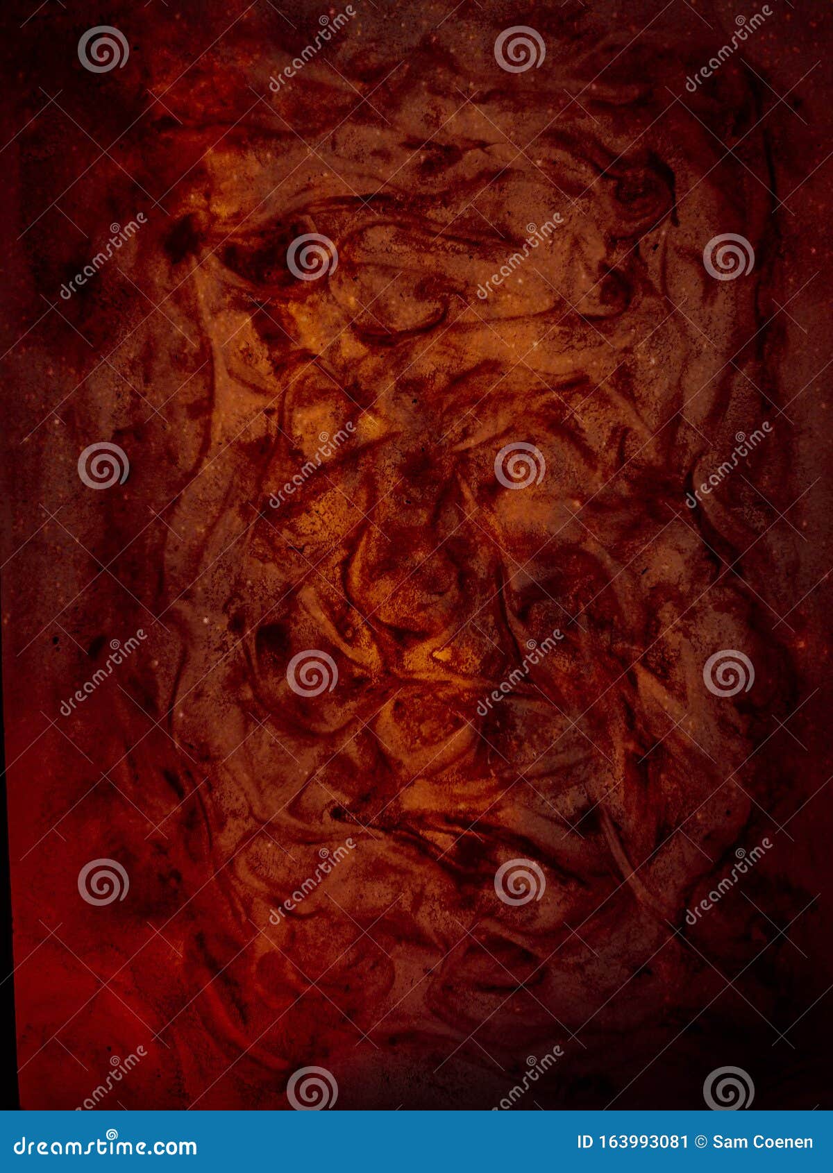 Abstract Watercolour Digital Art Red Stock Image - Image of digital ...