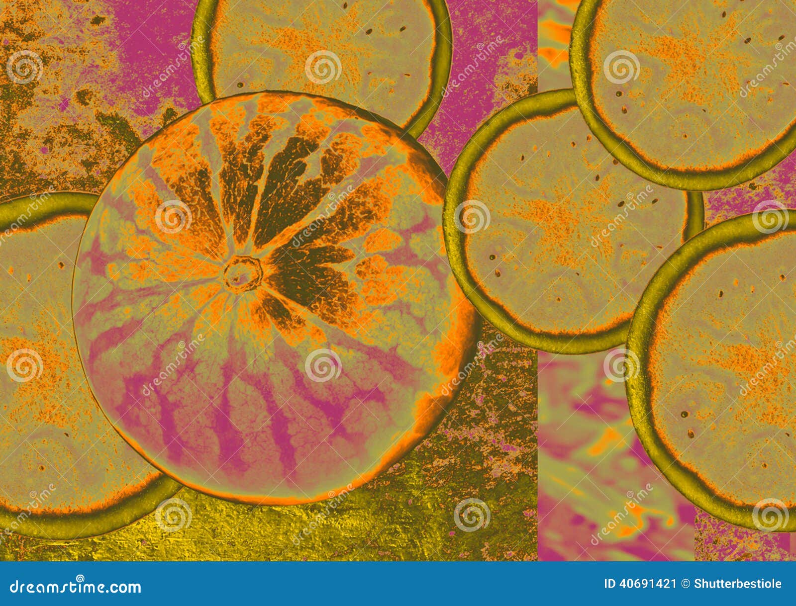 Abstract watermelon art stock illustration. Illustration of decor ...