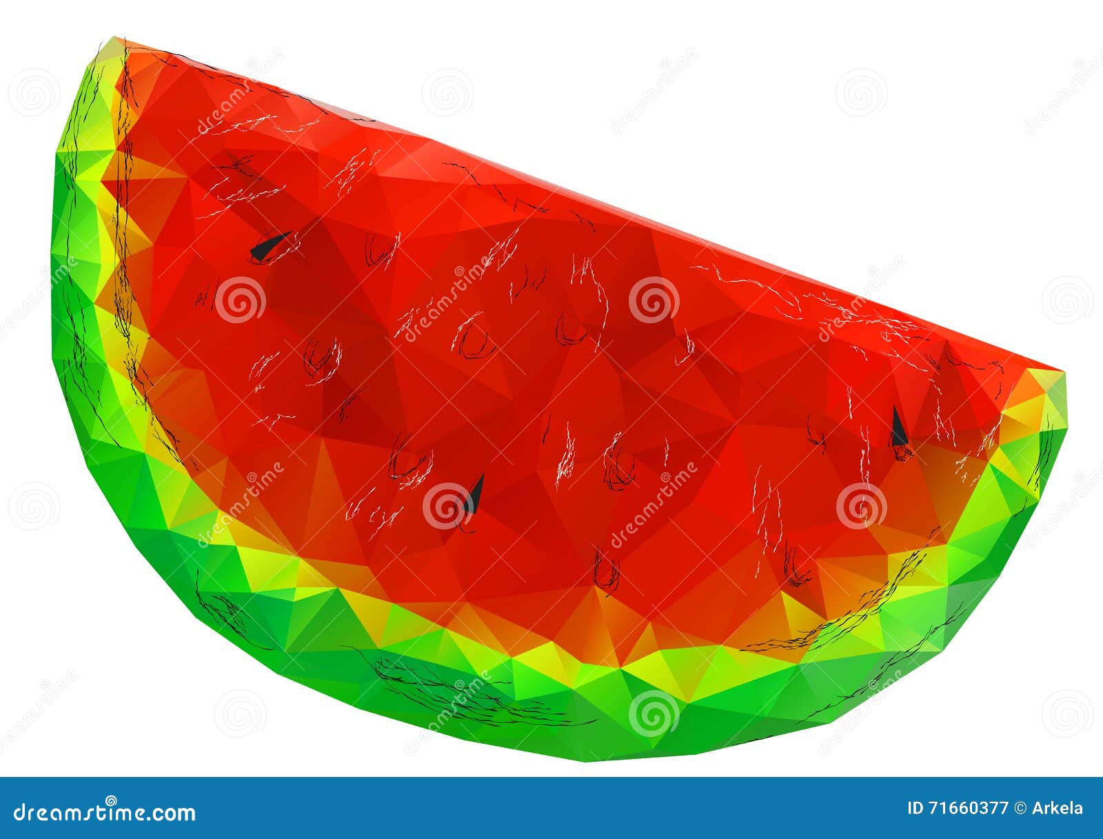 Abstract watermelon stock vector. Illustration of fruit - 71660377