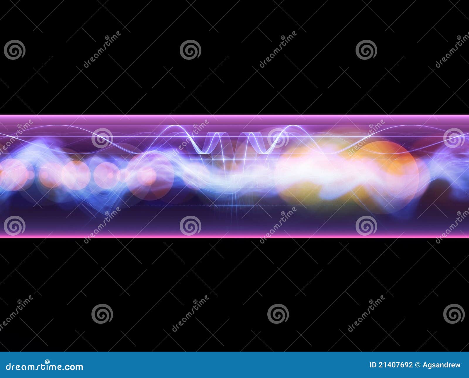 Abstract Wave Analyzer stock illustration. Illustration of stream ...