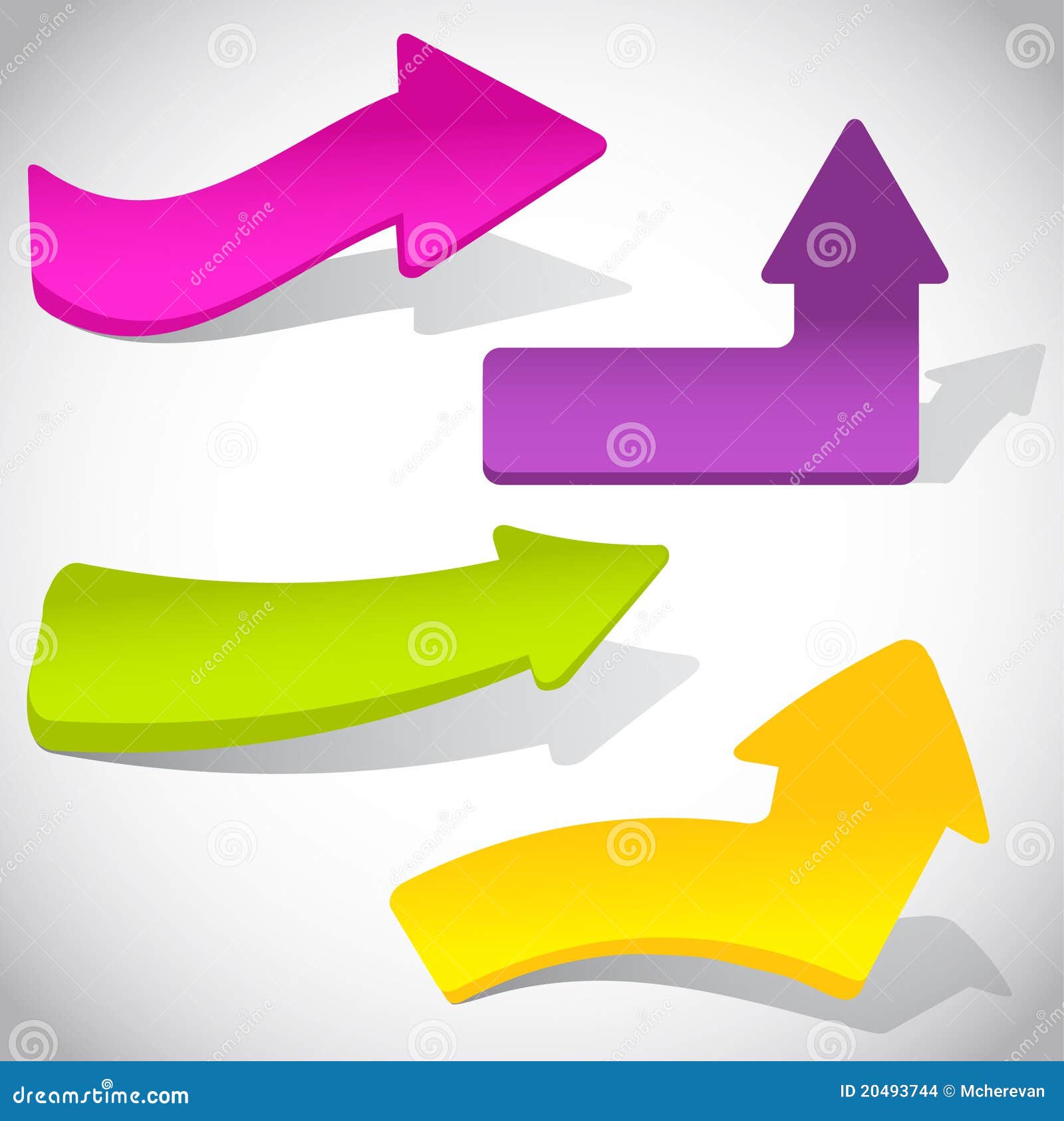 Abstract wave from arrows stock vector. Illustration of flame - 20493744