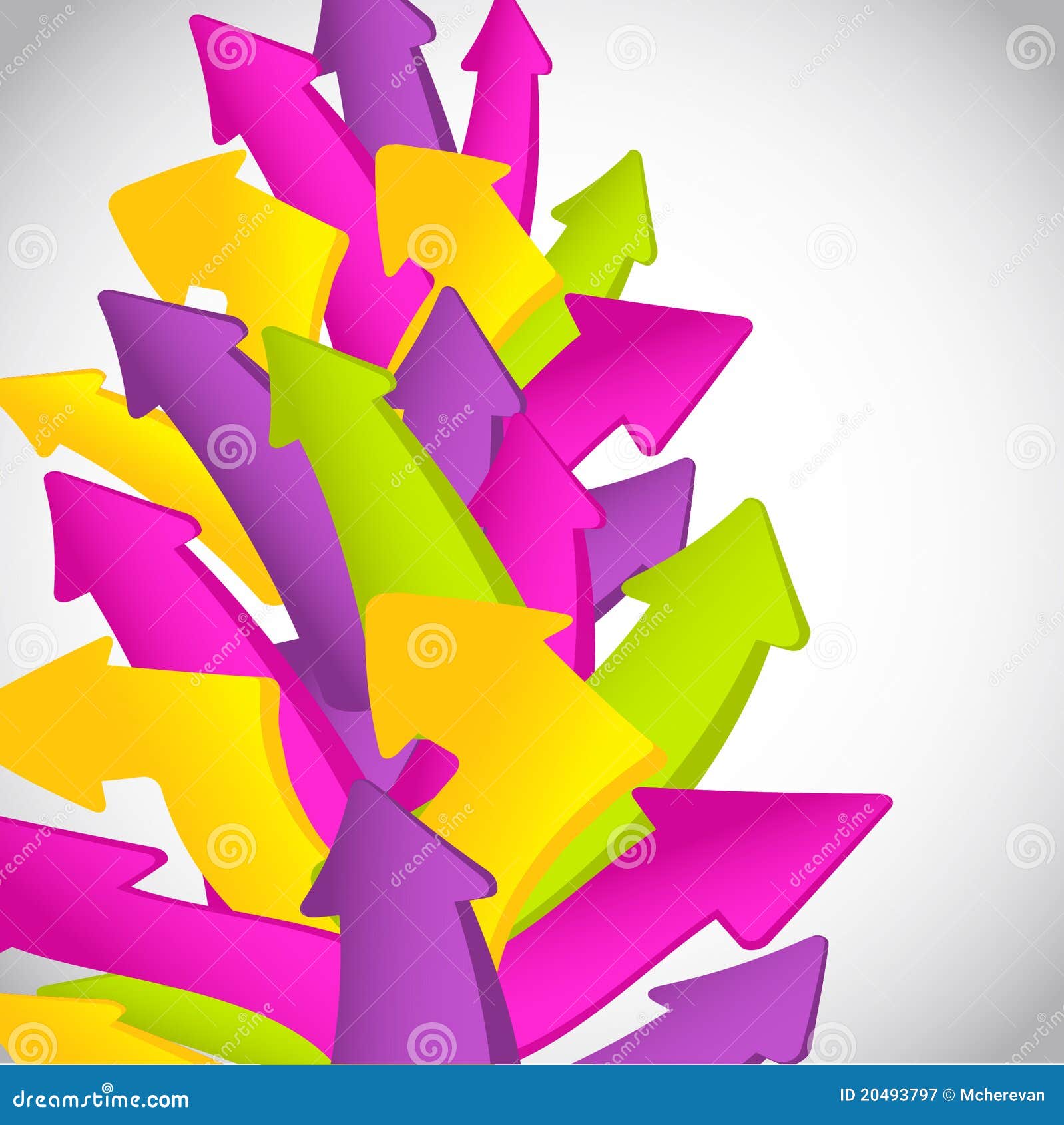 Abstract wave from arrows stock vector. Illustration of light - 20493797