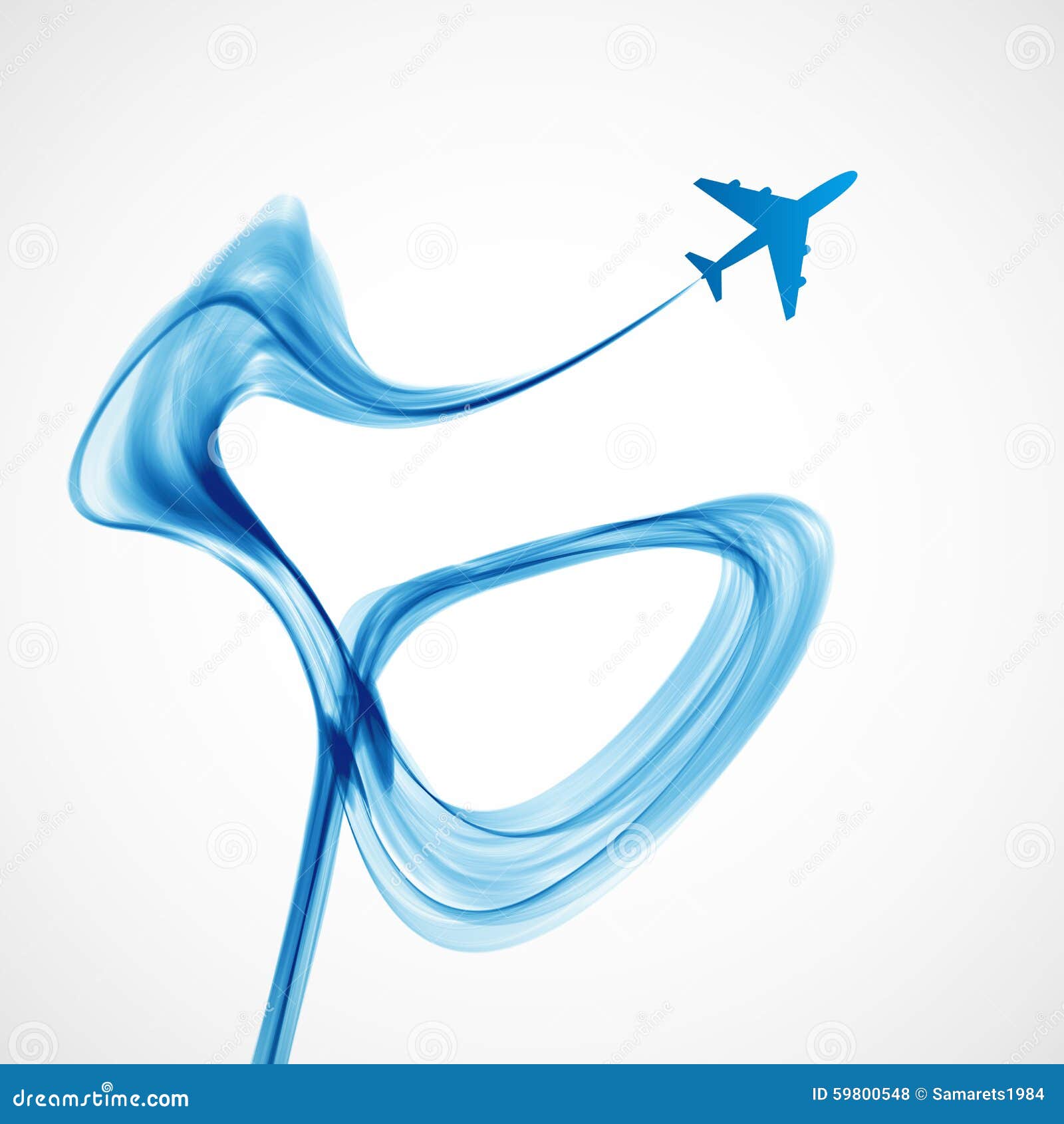 Abstract Wave Background. Airplane Concept Stock Vector - Illustration ...