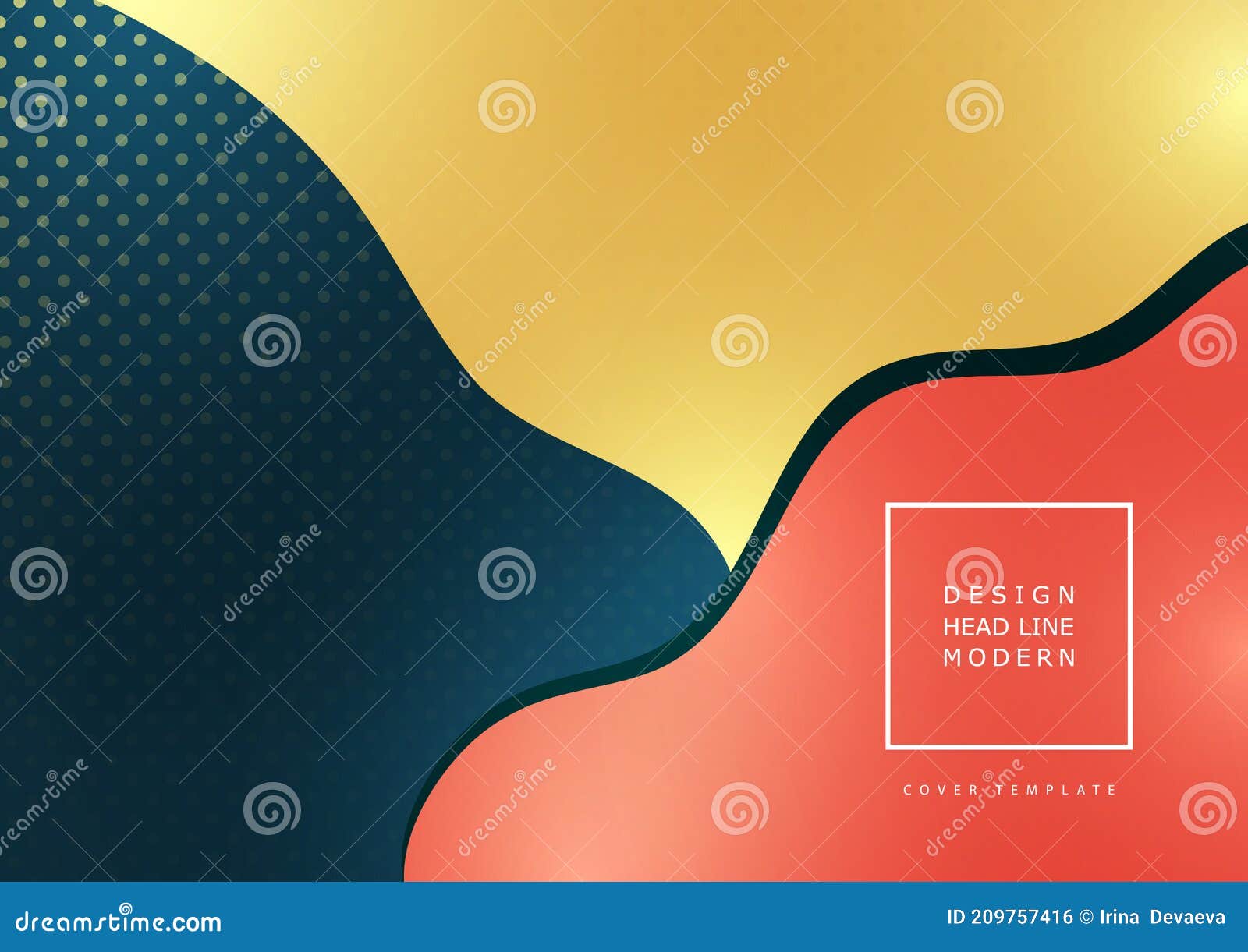 Abstract Wave Background with Copy Space. Modern Elegant Graphic Design ...
