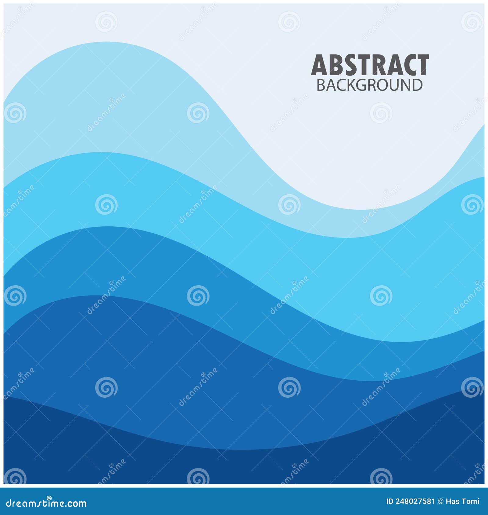 ABSTRACT WAVE BACKGROUND DESIGN with BLUE COMBINATION VECTOR Stock ...