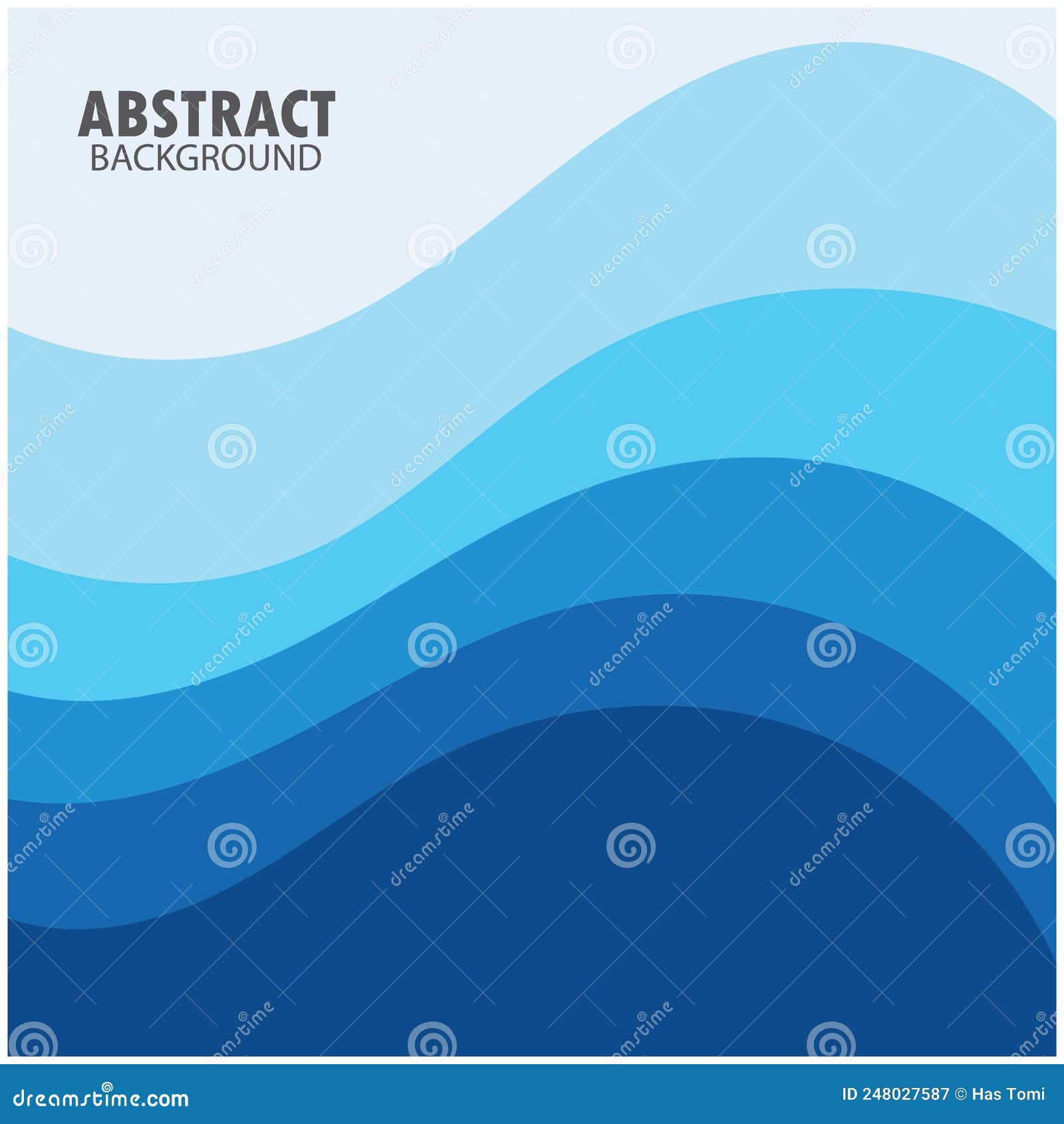 ABSTRACT WAVE BACKGROUND DESIGN with BLUE COMBINATION VECTOR Stock ...
