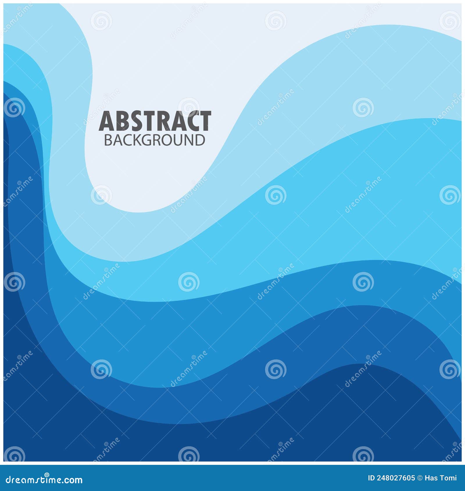 ABSTRACT WAVE BACKGROUND DESIGN with BLUE COMBINATION VECTOR Stock ...