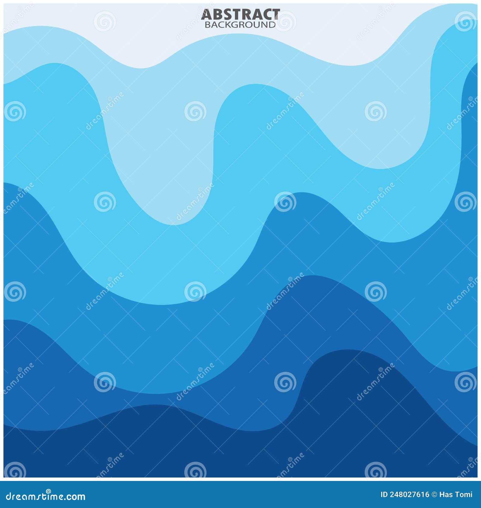 ABSTRACT WAVE BACKGROUND DESIGN with BLUE COMBINATION VECTOR Stock ...