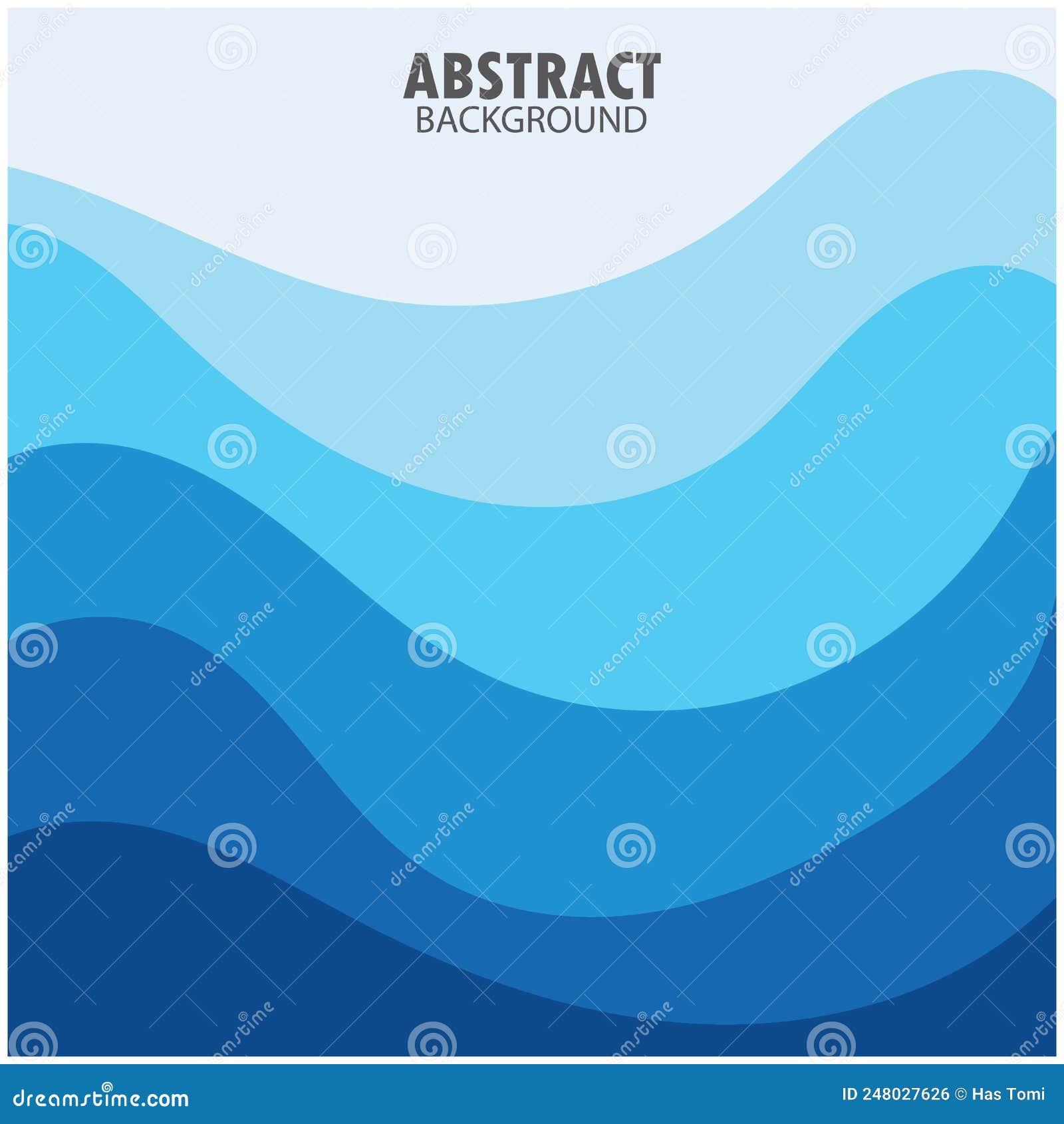 ABSTRACT WAVE BACKGROUND DESIGN with BLUE COMBINATION VECTOR Stock ...