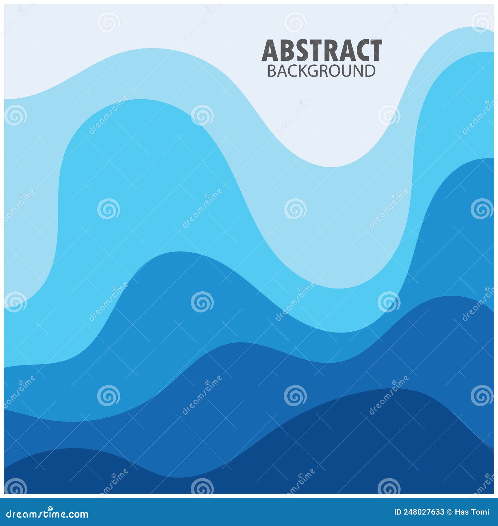 ABSTRACT WAVE BACKGROUND DESIGN with BLUE COMBINATION VECTOR Stock ...
