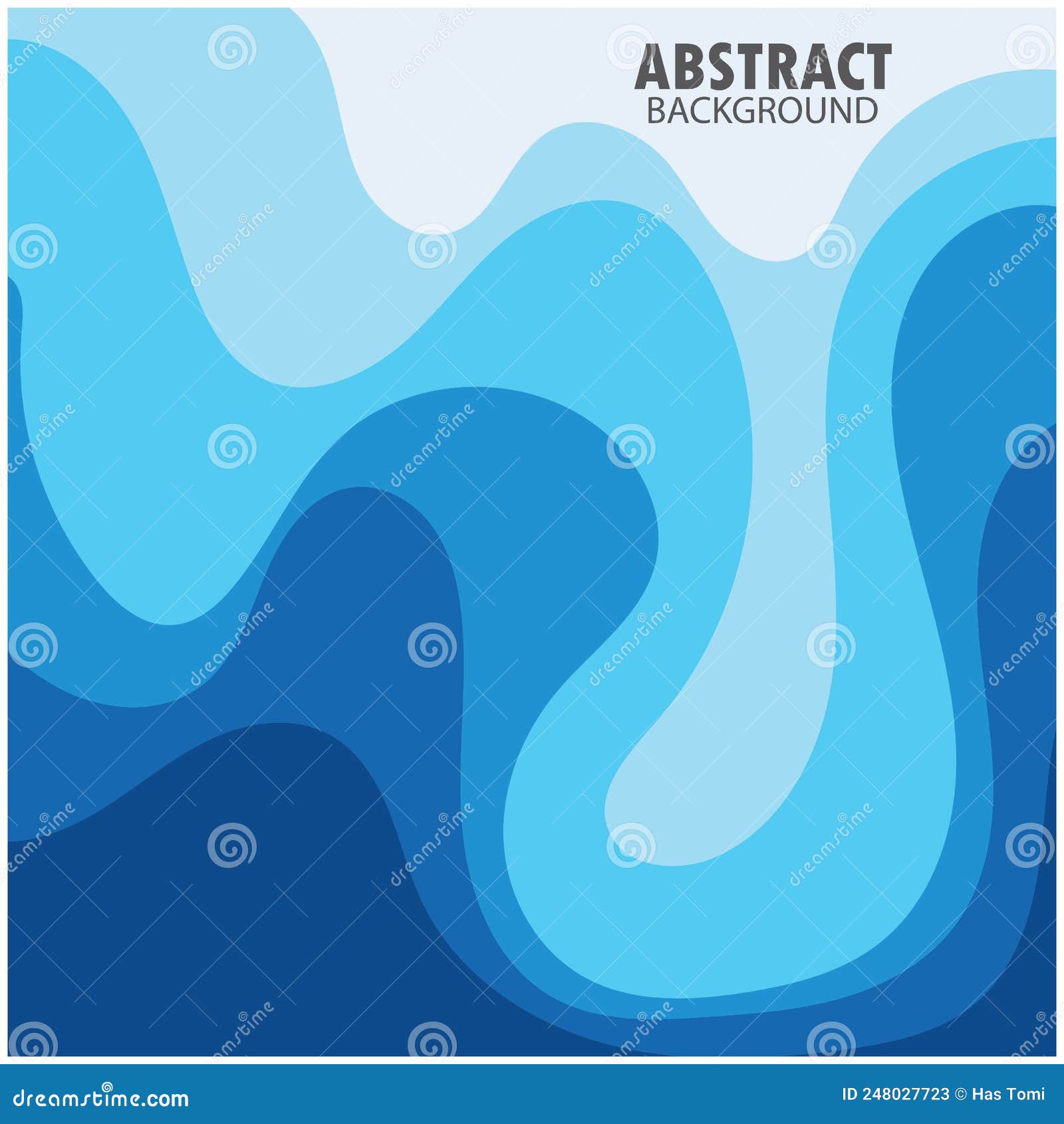 ABSTRACT WAVE BACKGROUND DESIGN with BLUE COMBINATION VECTOR Stock ...