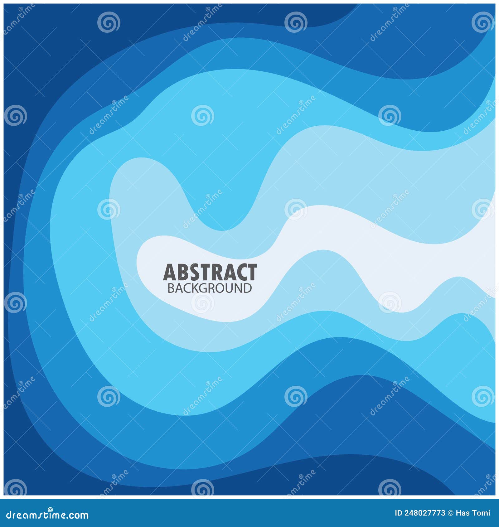 ABSTRACT WAVE BACKGROUND DESIGN with BLUE COMBINATION VECTOR Stock ...