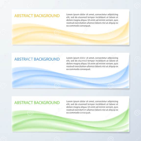 Abstract Wave Background. Design Template Stock Vector - Illustration ...